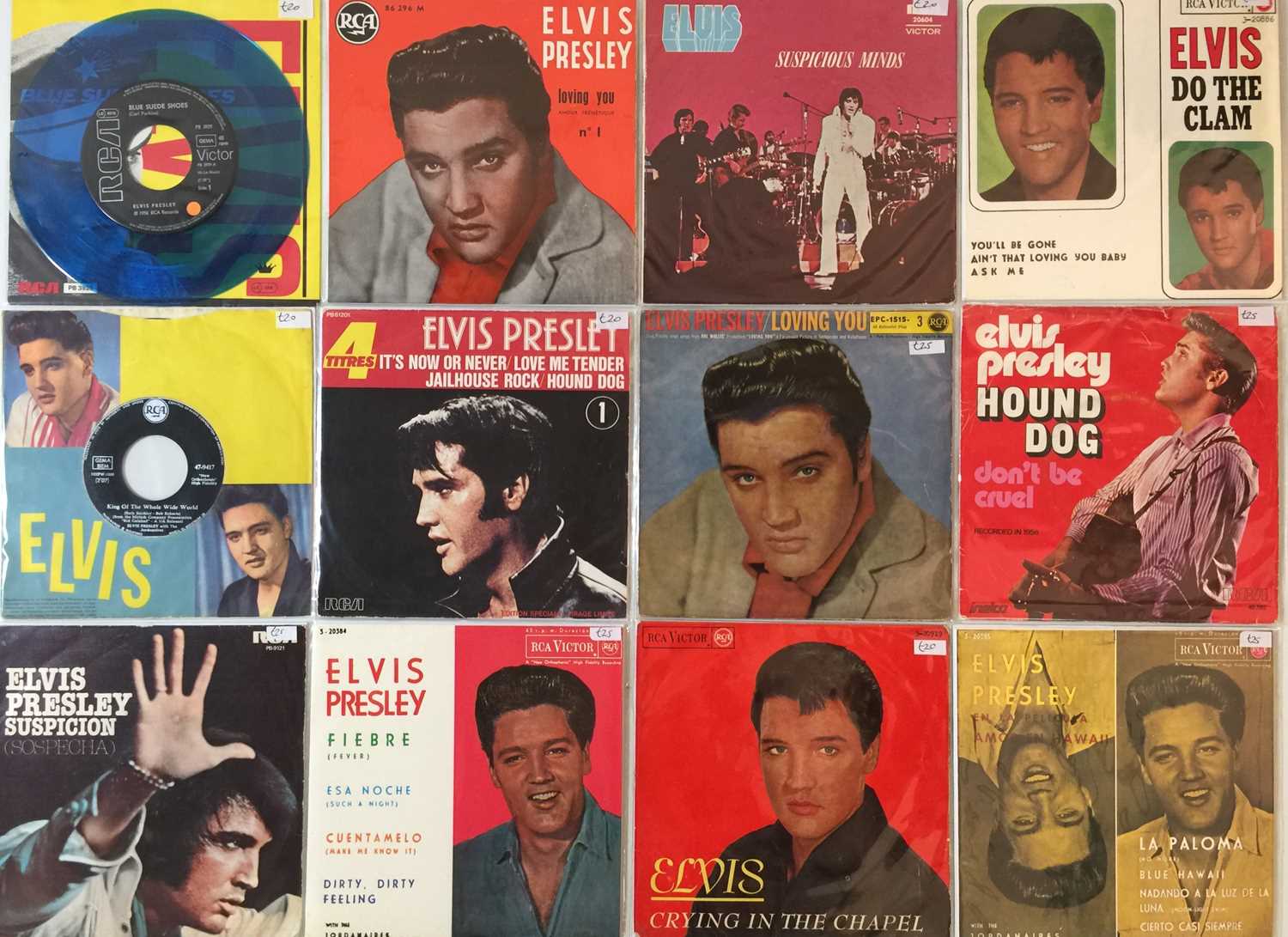 Lot 1012 - ELVIS PRESLEY - PICTURE SLEEVE 7"/EP