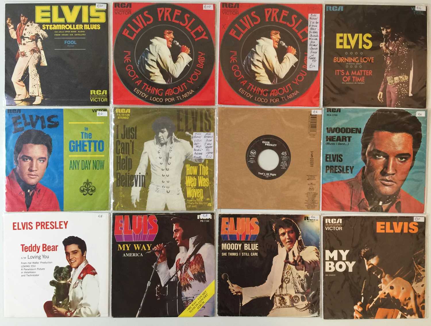 Lot 1012 - ELVIS PRESLEY - PICTURE SLEEVE 7"/EP