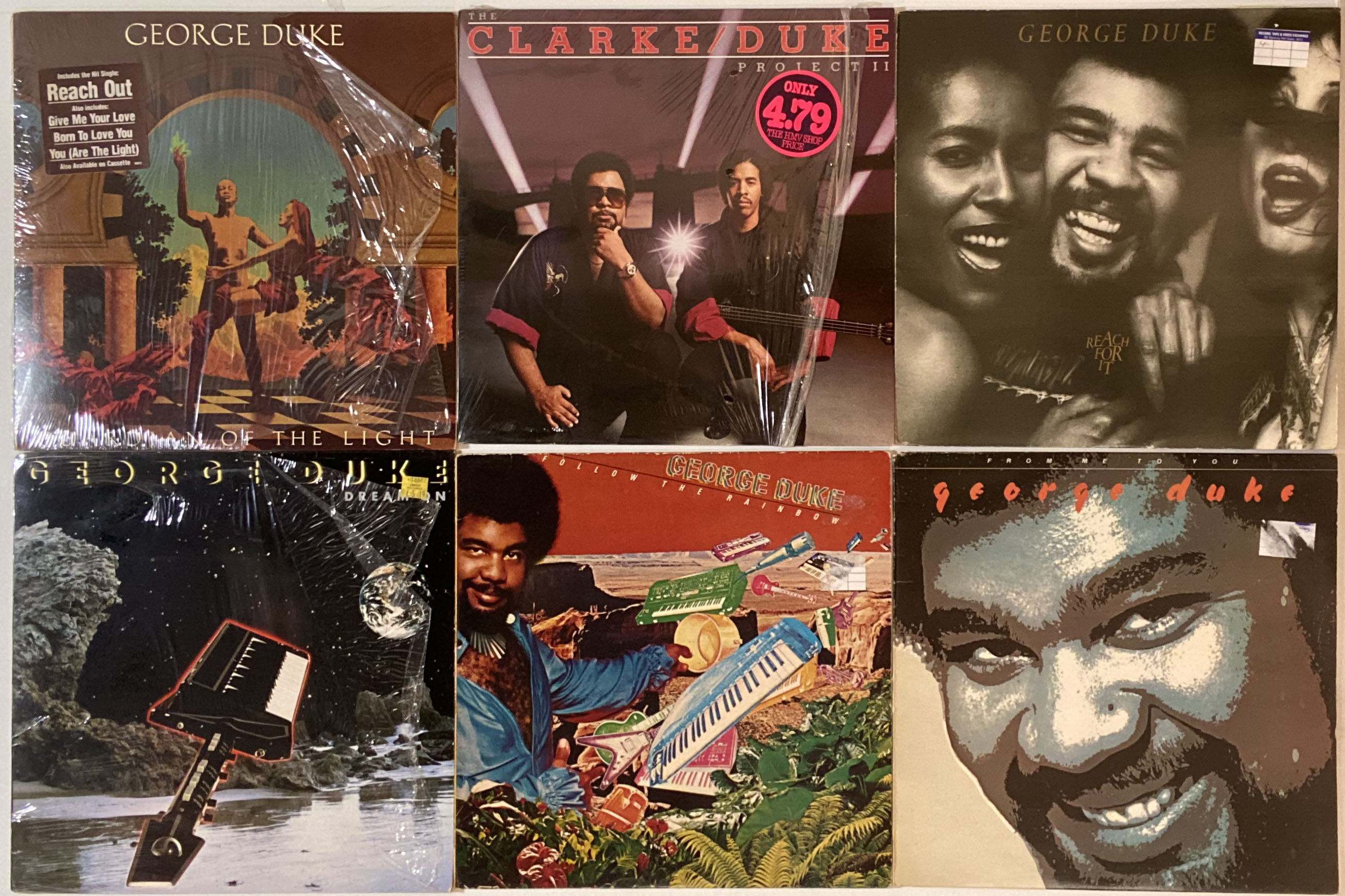 Lot 1014 - GEORGE DUKE - LP COLLECTION (PLUS 12")