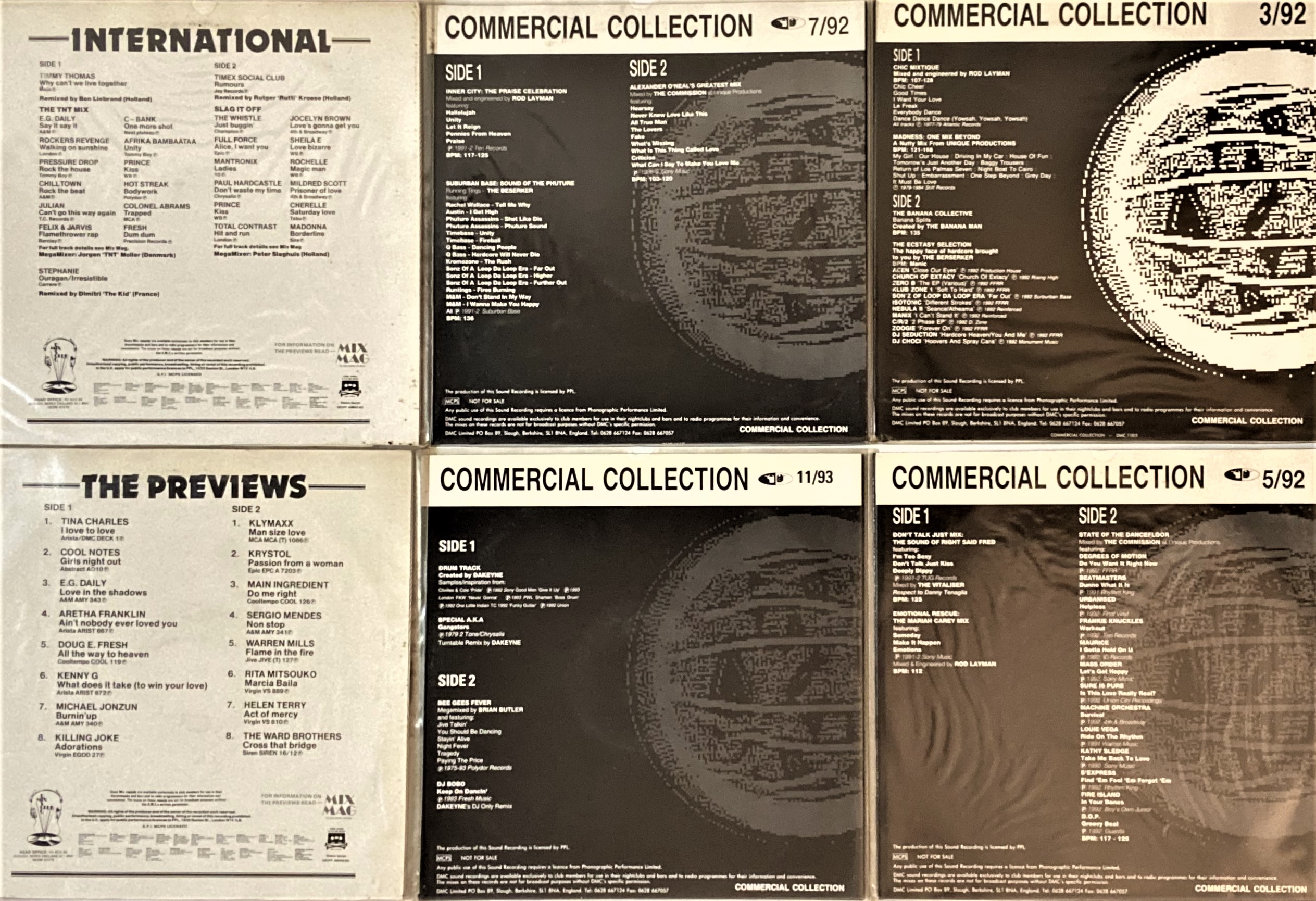 Lot 968 - DMC REMIXES - 12" COLLECTION