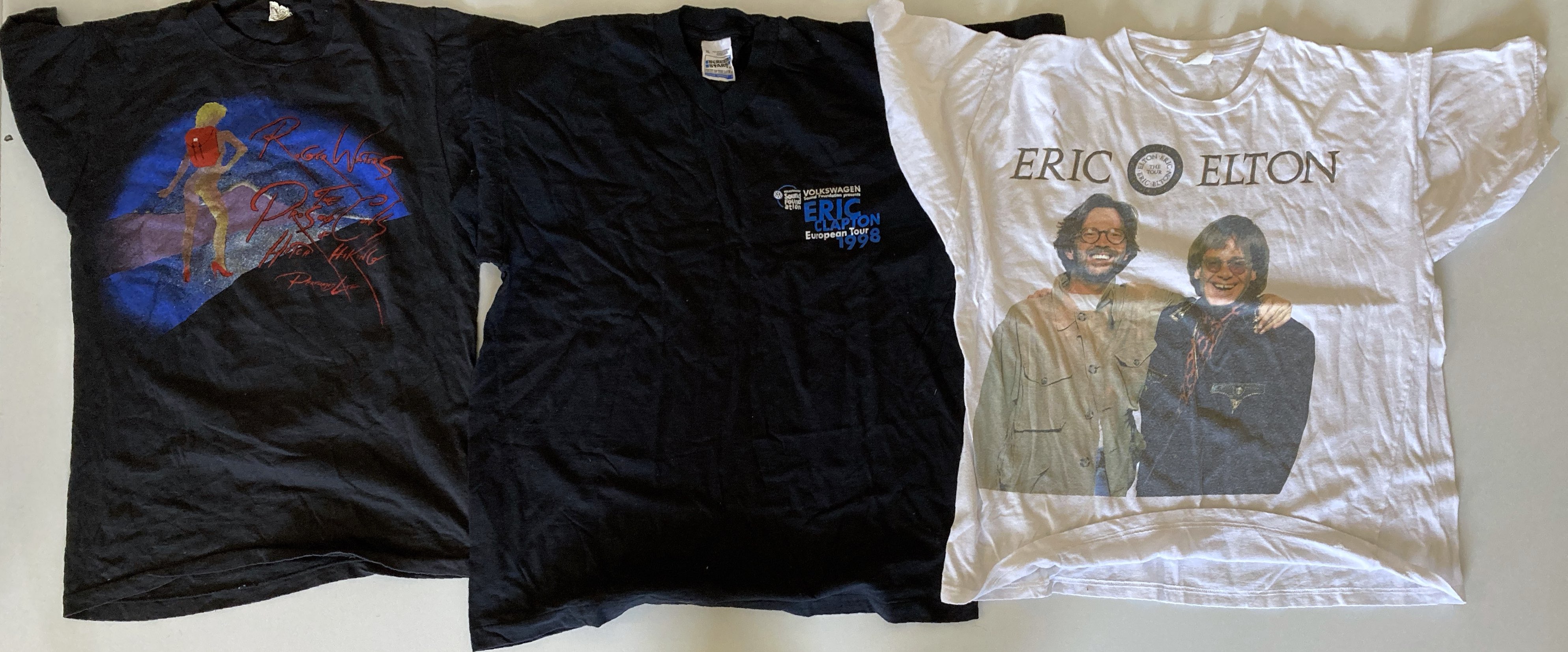 Lot 131 - MUSIC CLOTHING . ERIC CLAPTON / ROGER WATERS