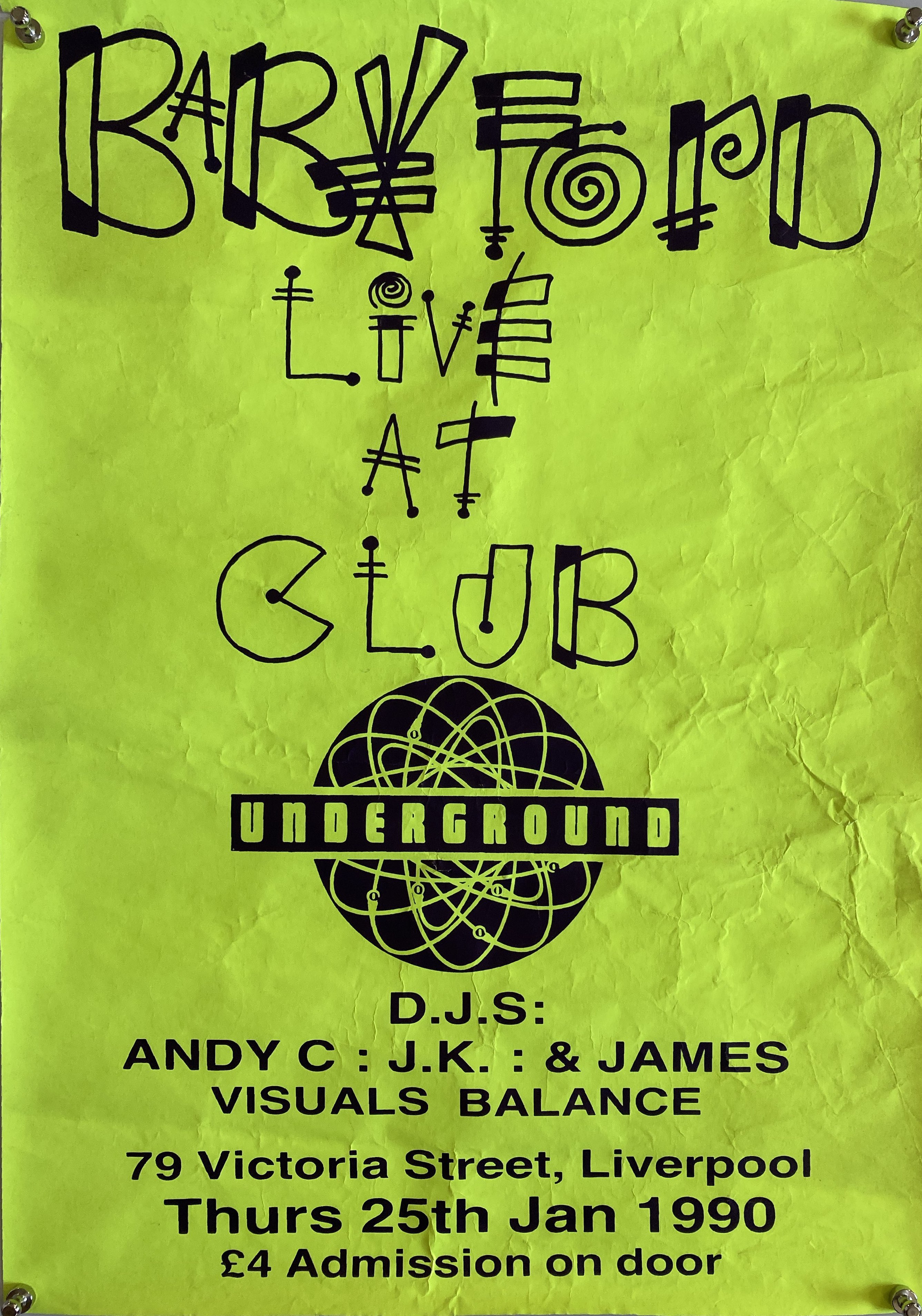 Lot 268 - LIVERPOOL HOUSE MUSIC POSTERS - CLUB