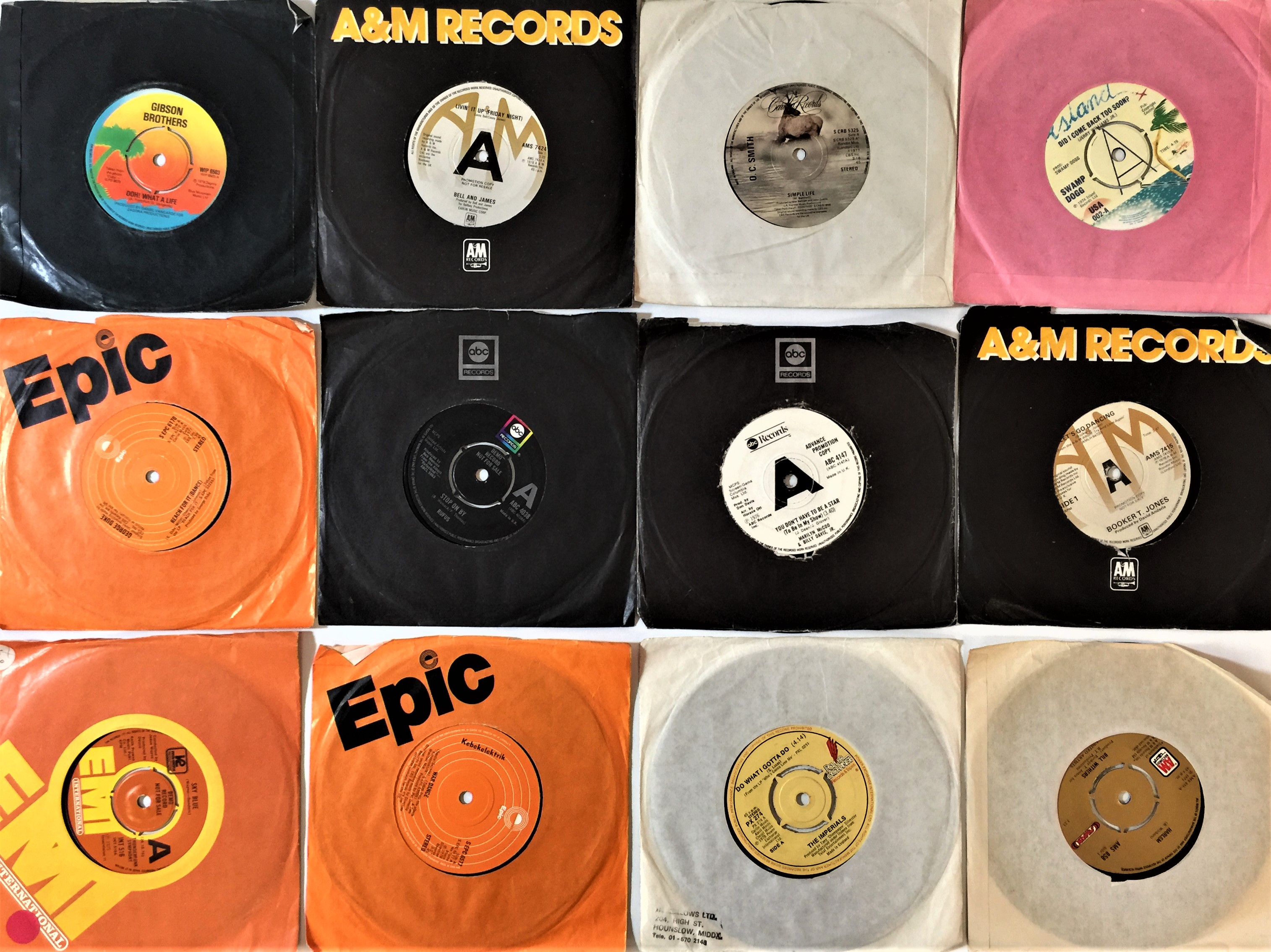 Lot 36 - CLASSIC SOUL/FUNK 7" - UK 70s RELEASES