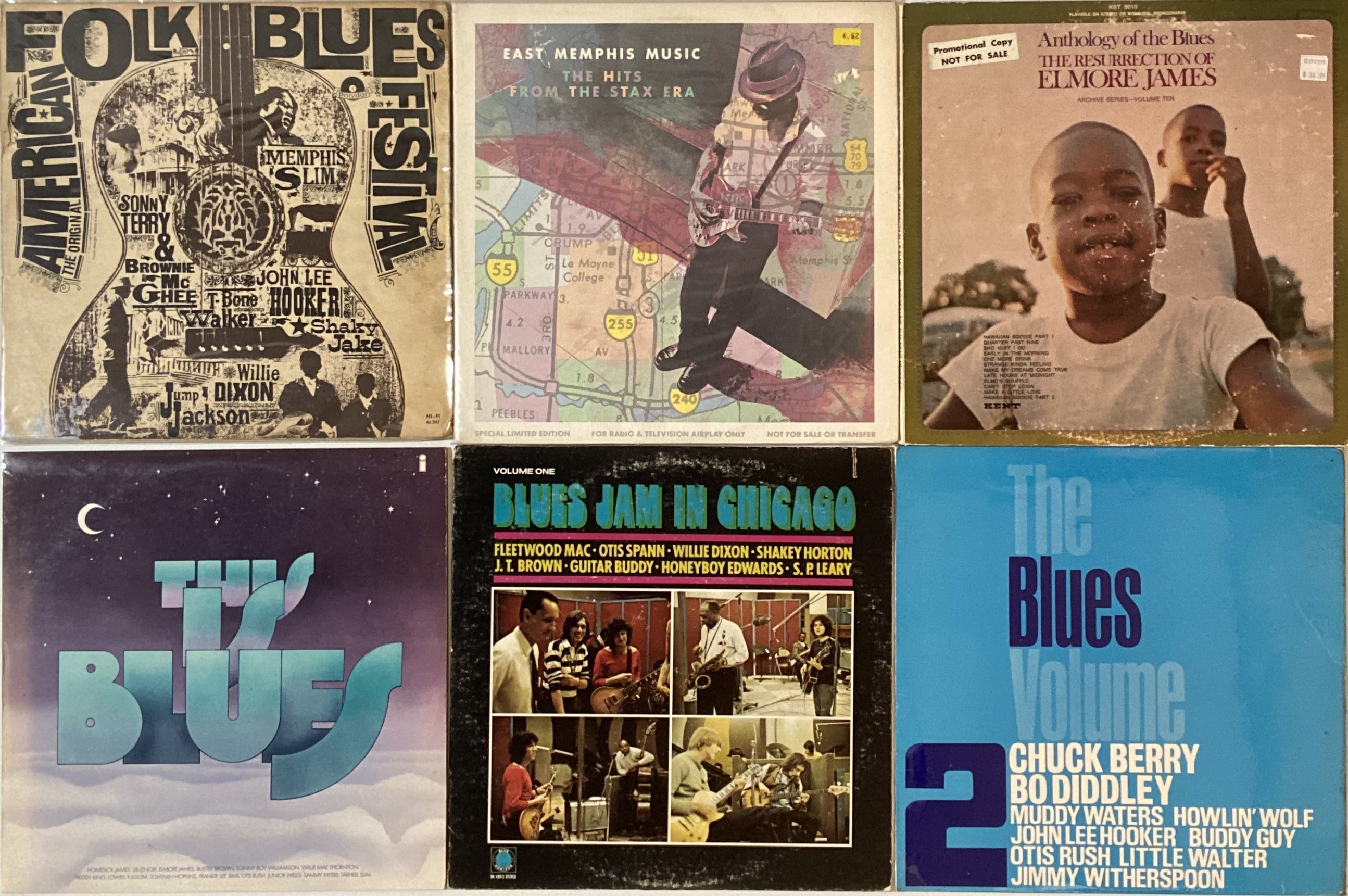 Lot 60 - BLUES - LP COMPS