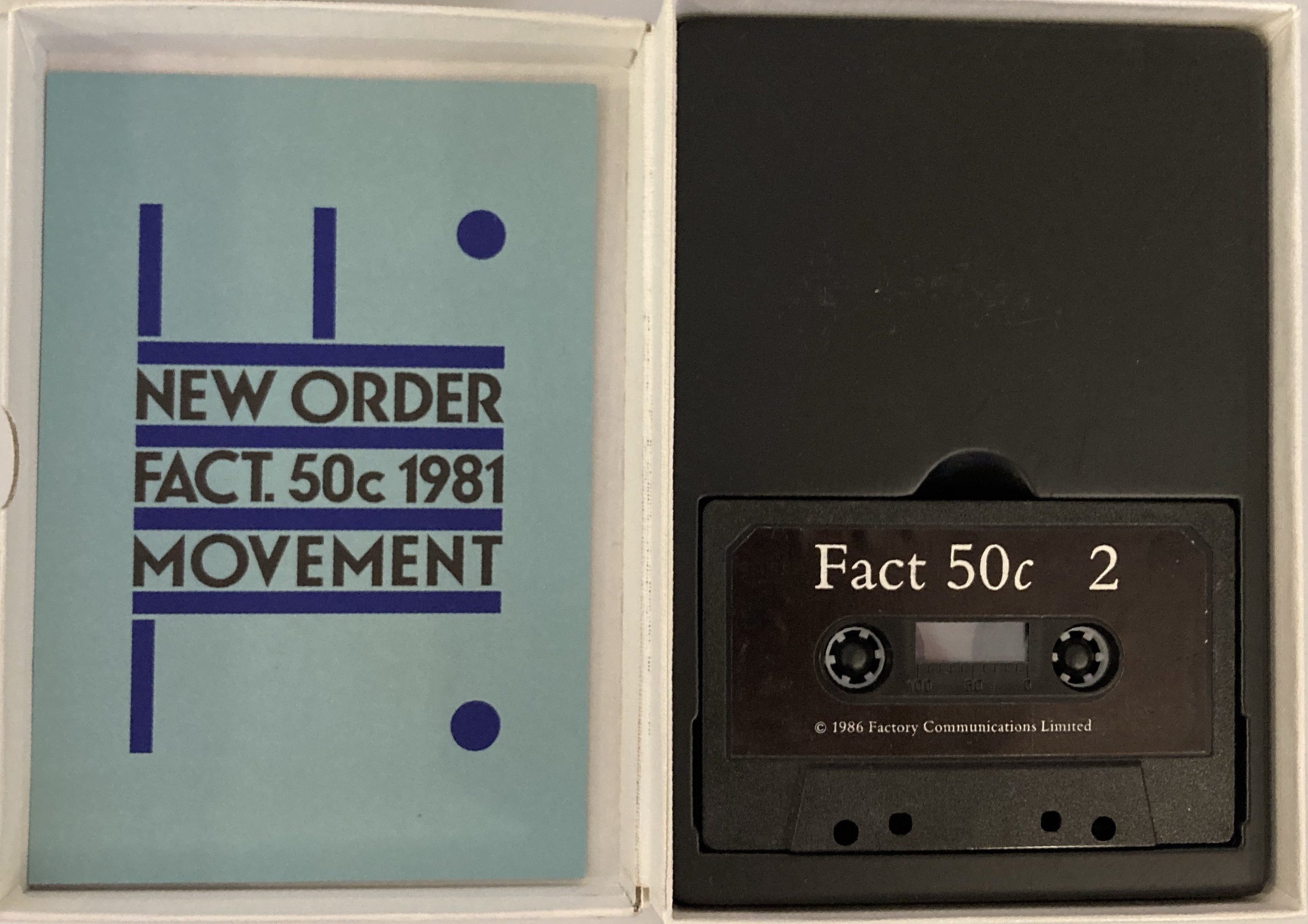 Lot 7 - NEW ORDER FACTORY ISSUED CASSETTE BOXSETS.