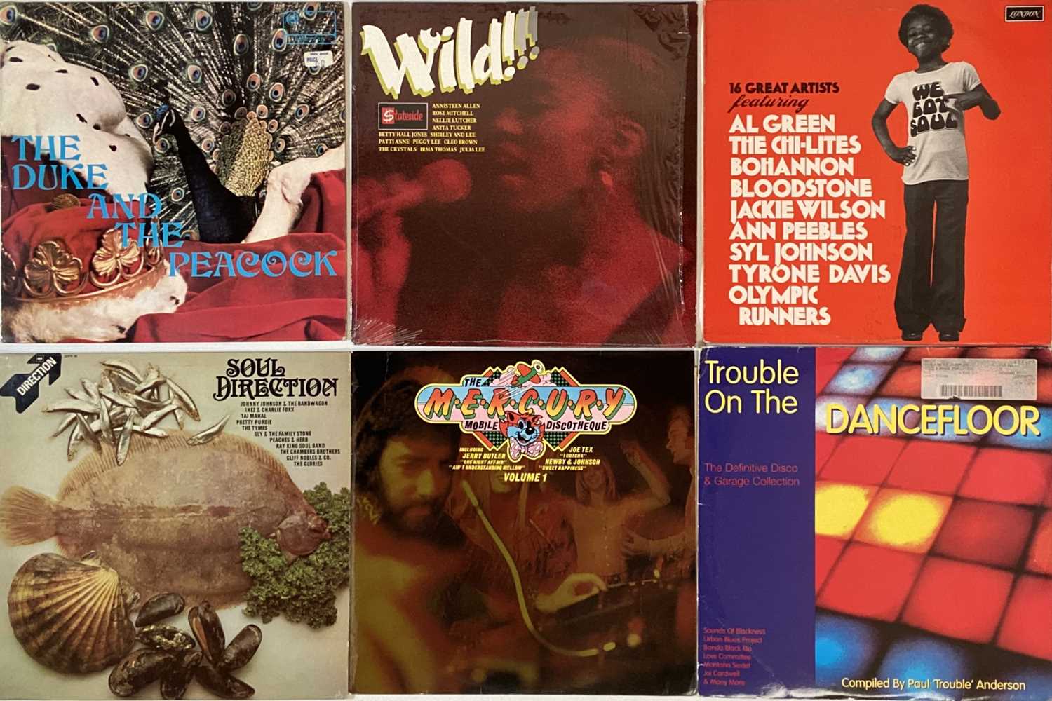 Lot 141 - SOUL COMPILATION - LPs