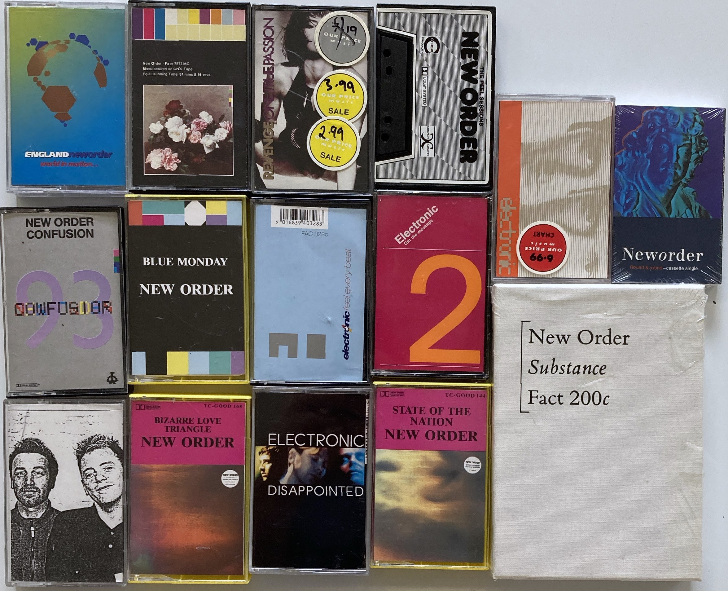 Lot 11 - NEW ORDER CASSETTES.