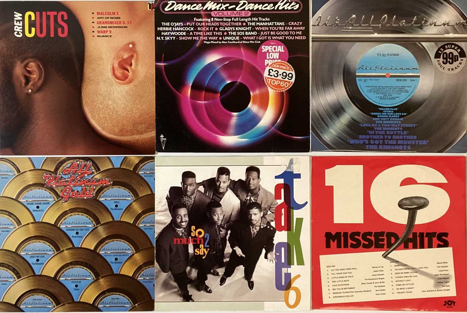 Lot 144 Soul Compilation Lps
