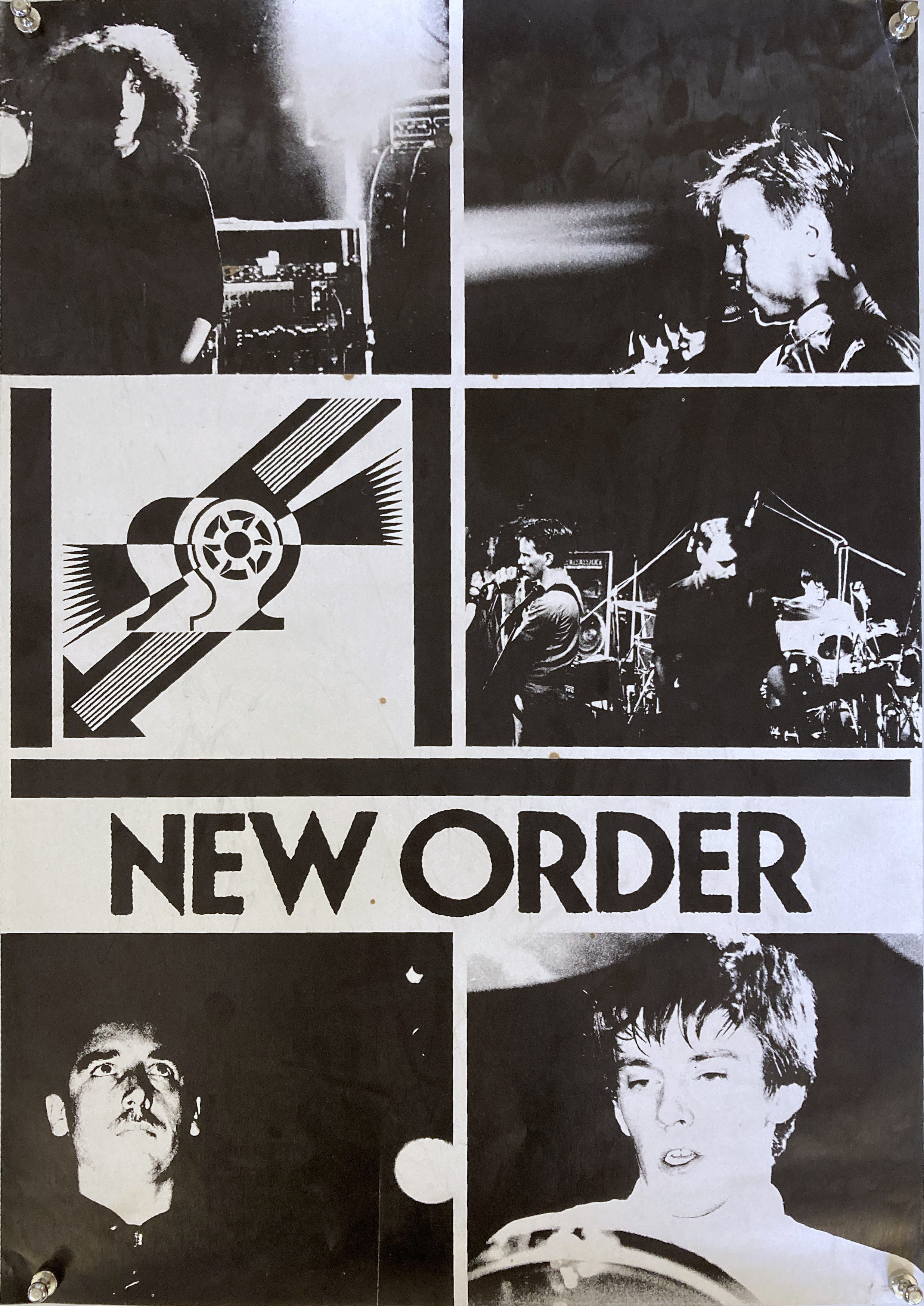 Lot 26 - NEW ORDER ORIGINAL POSTER.