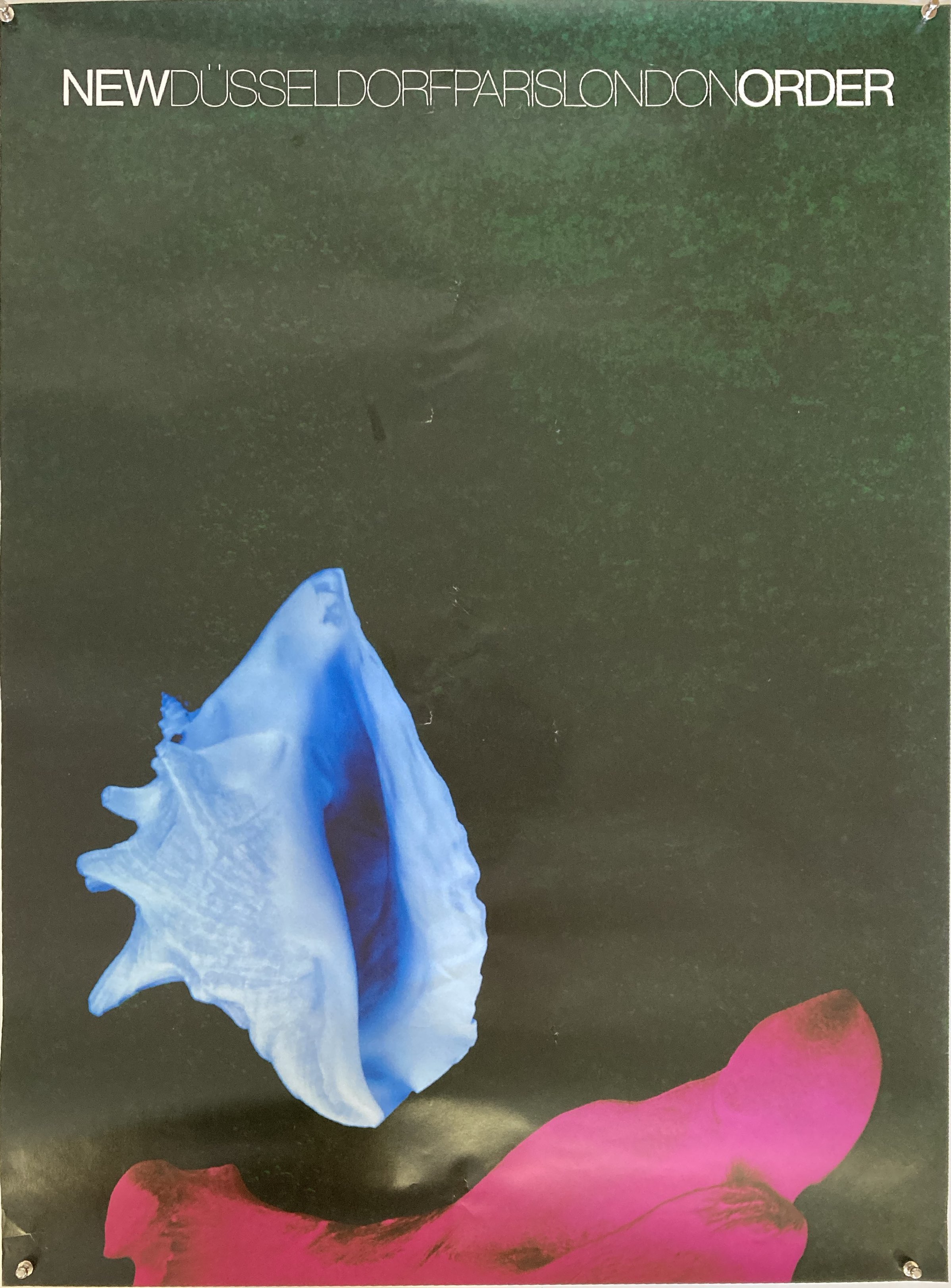 Lot 28 - NEW ORDER 1987 TOUR POSTER.