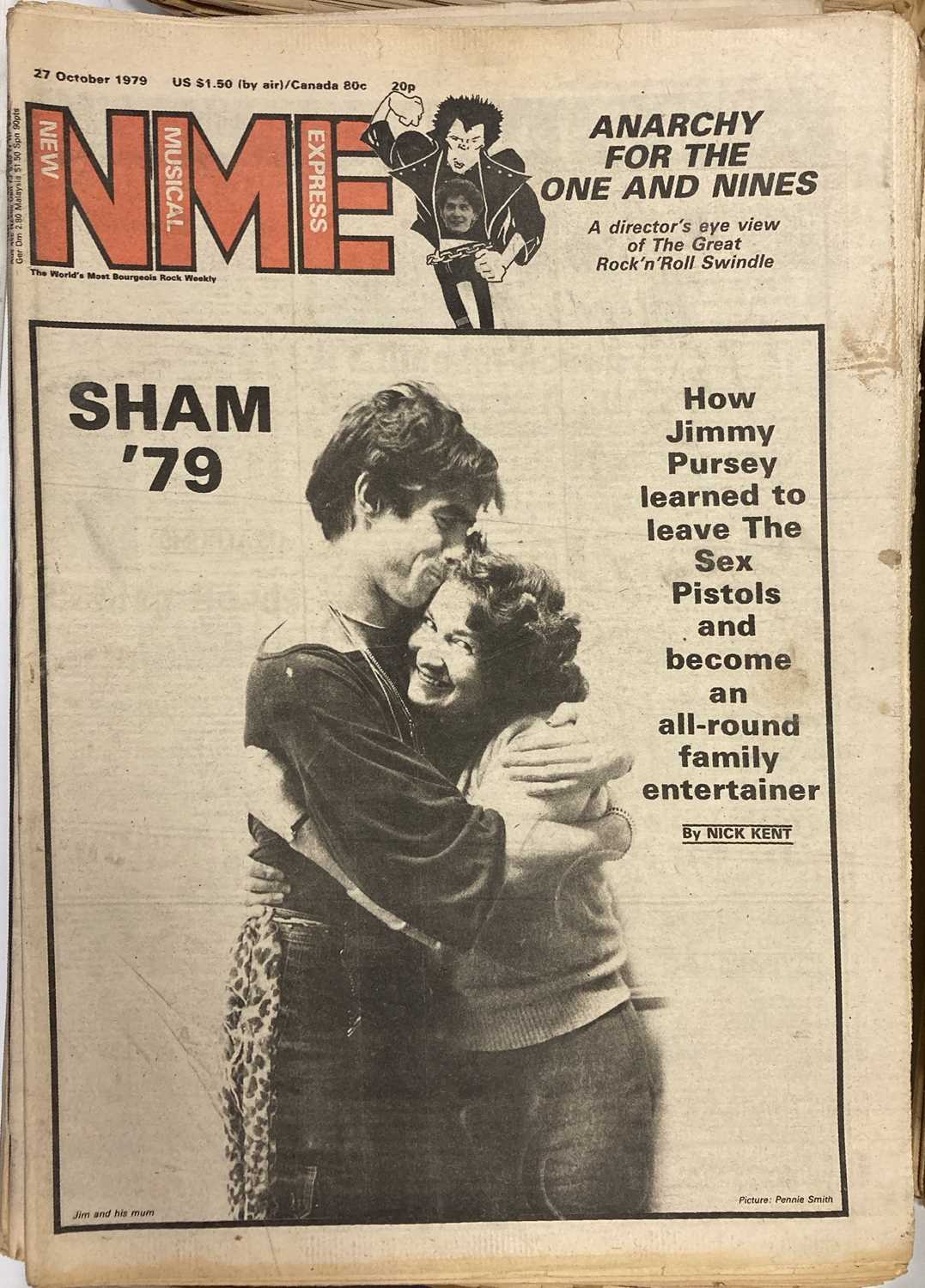 Lot 405 - PUNK ERA NME MAGAZINE COLLECTION - 1976