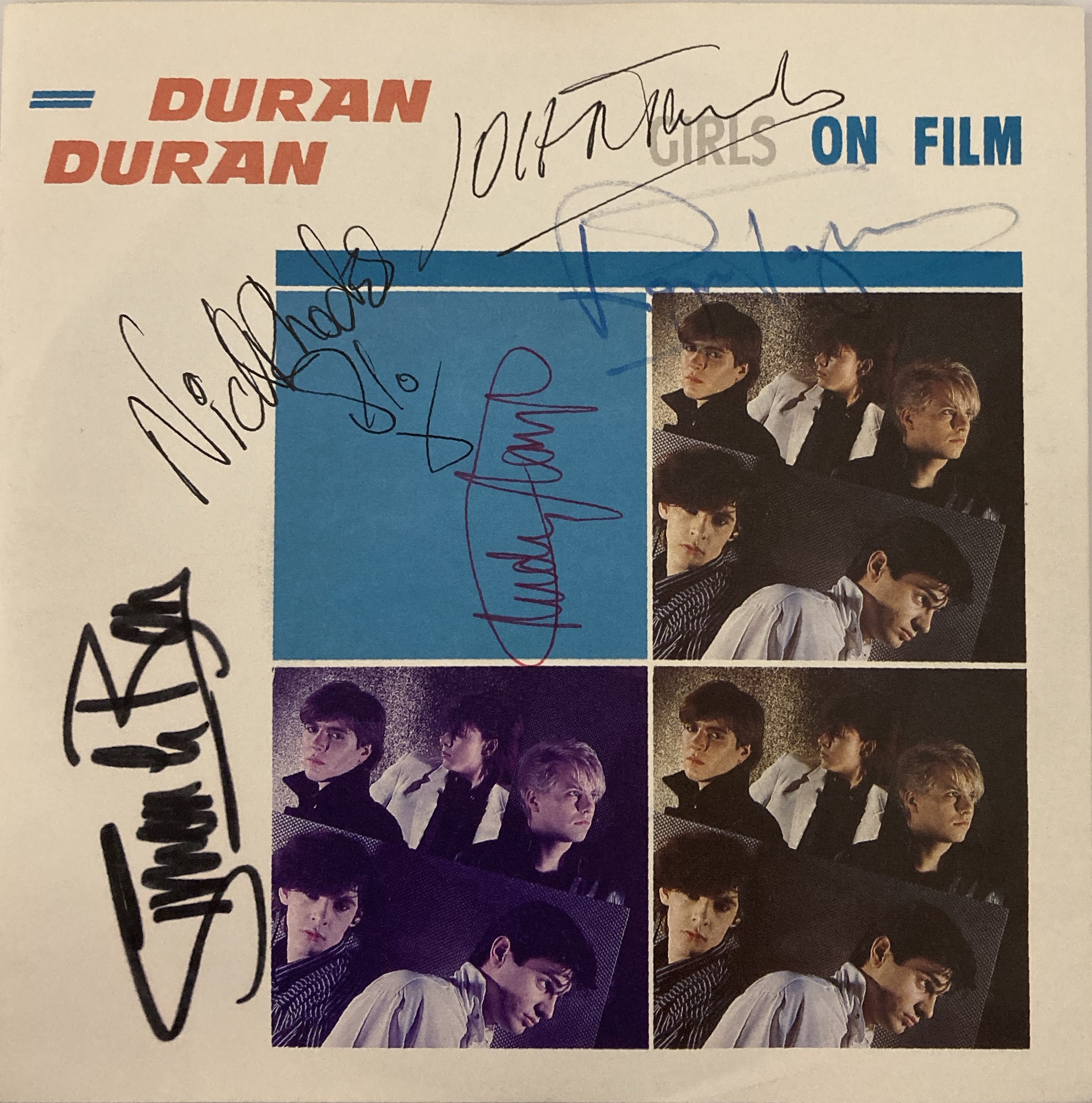 Lot 407 - DURAN DURAN SIGNED 7" SINGLE.