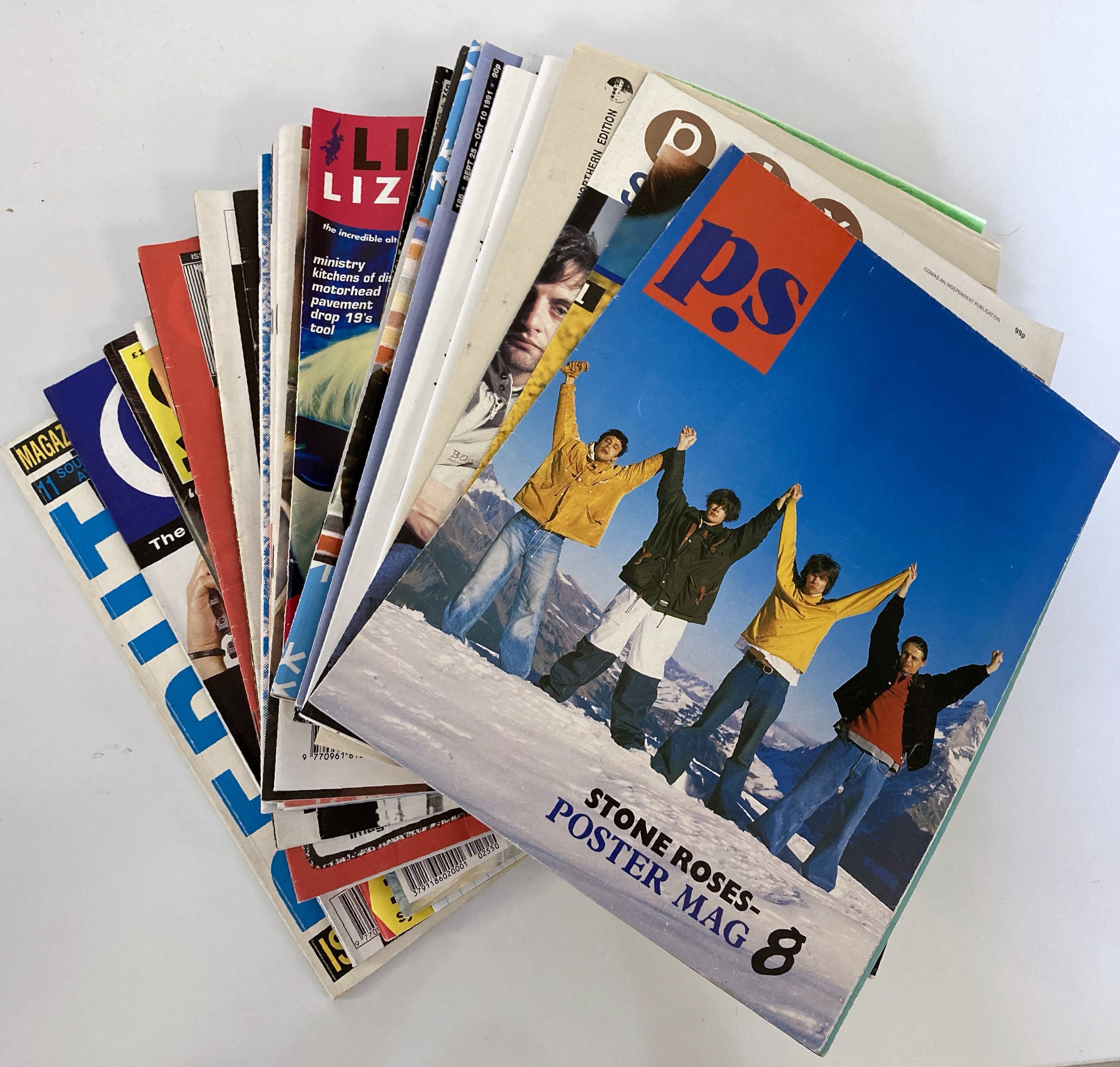 Lot 34 - MANCHESTER MUSIC ZINES / MAGAZINES.