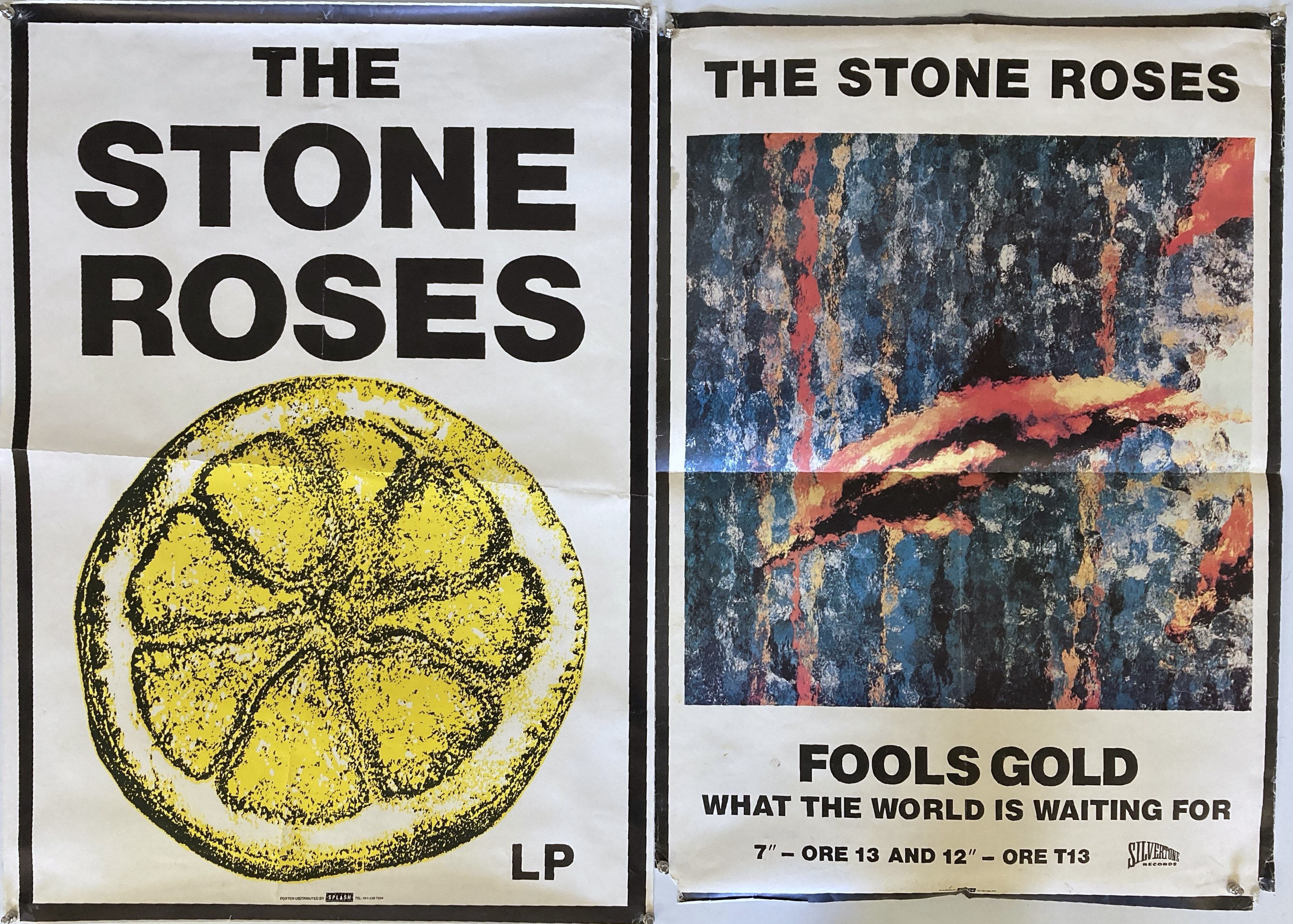 Lot 210 - STONE ROSES 1990S POSTERS.