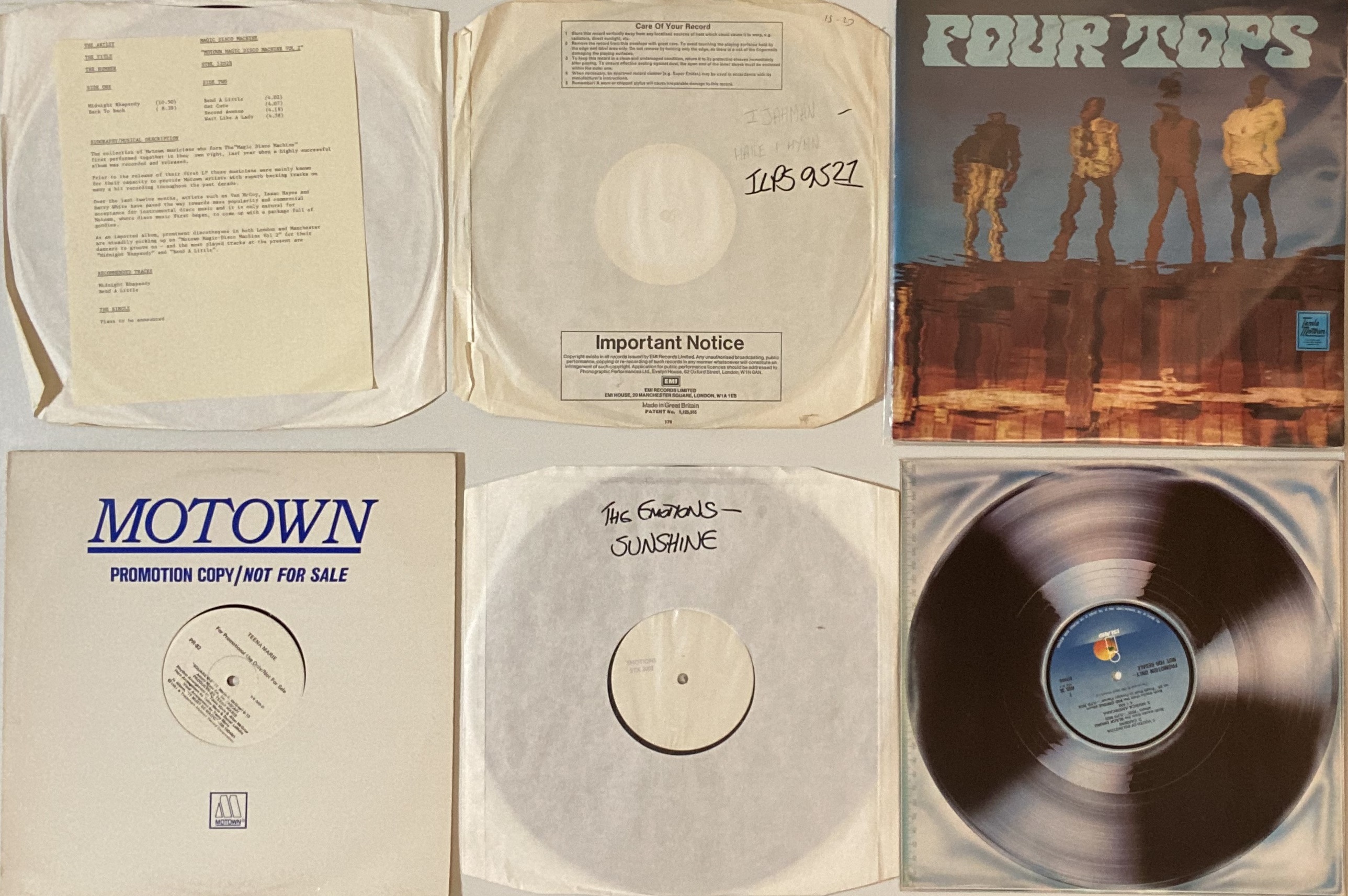 Lot 93 - SOUL/REGGAE - WHITE LABEL TEST PRESSING/PROMO