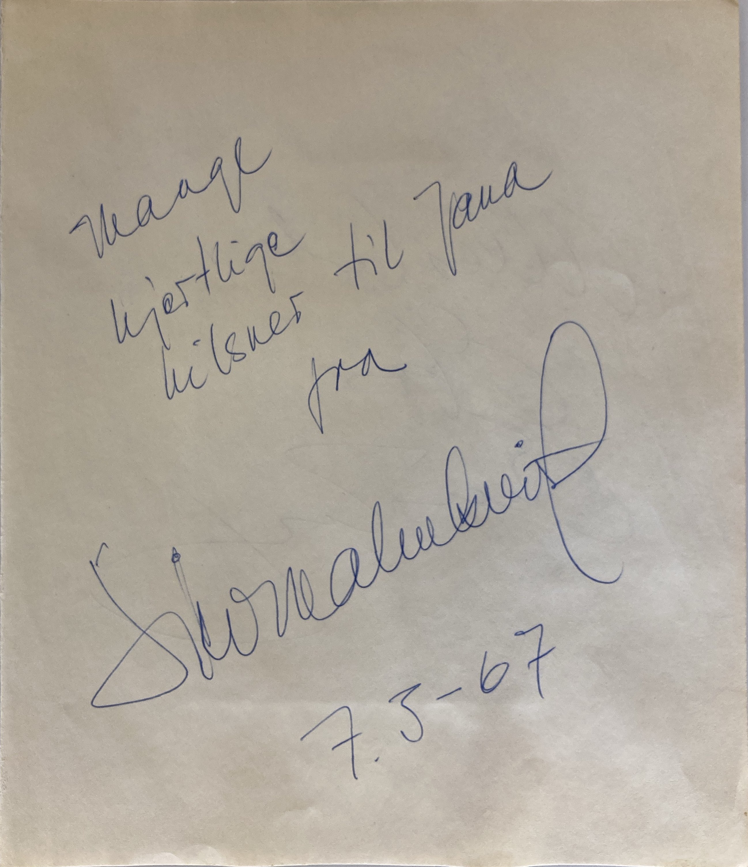 Lot 160 - 1960S STAR SIGNATURES IN SCRAPBOOK - WITH