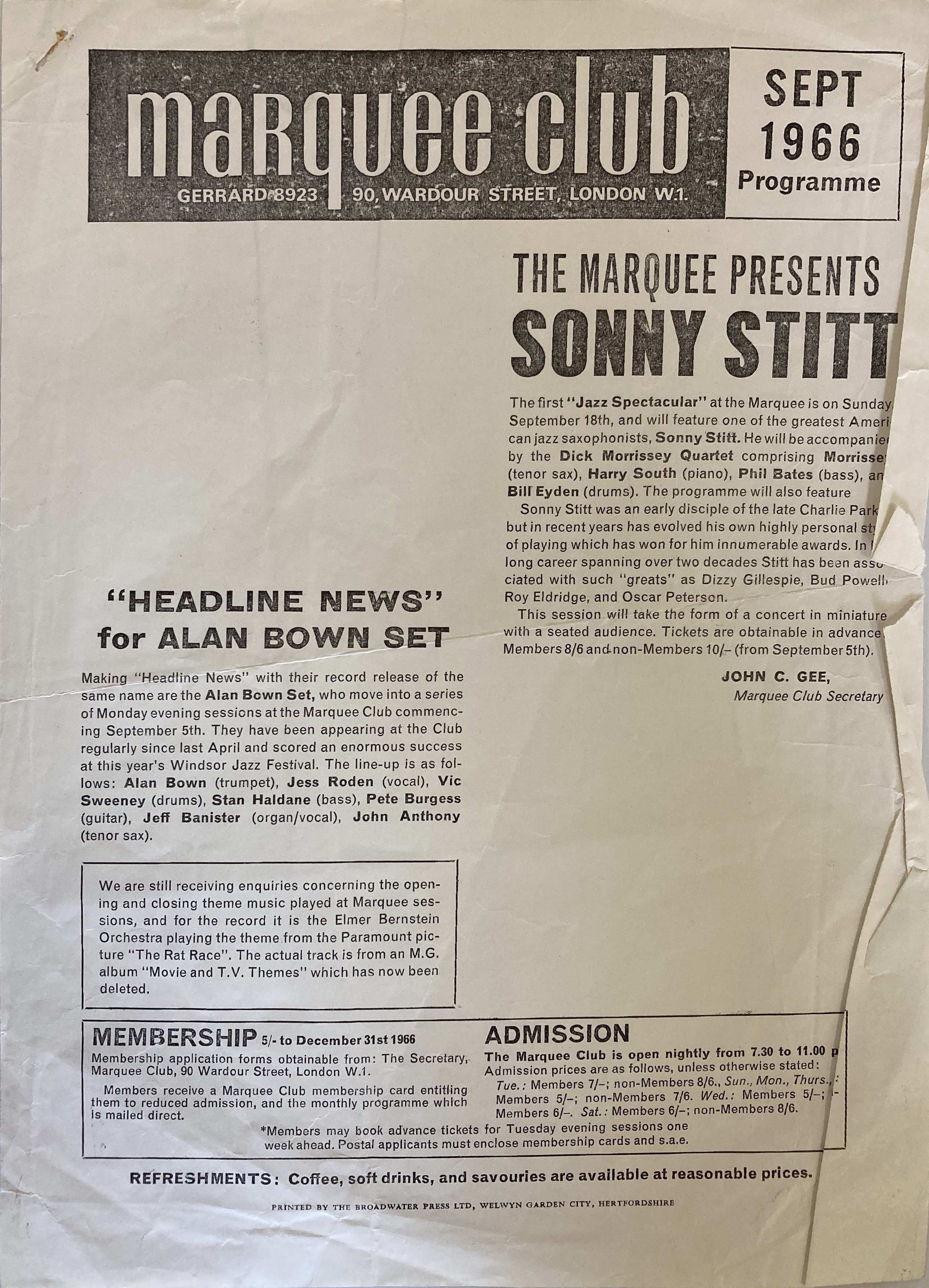 Lot 122 - MARQUEE CLUB LONDON FLYERS - INC CREAM.