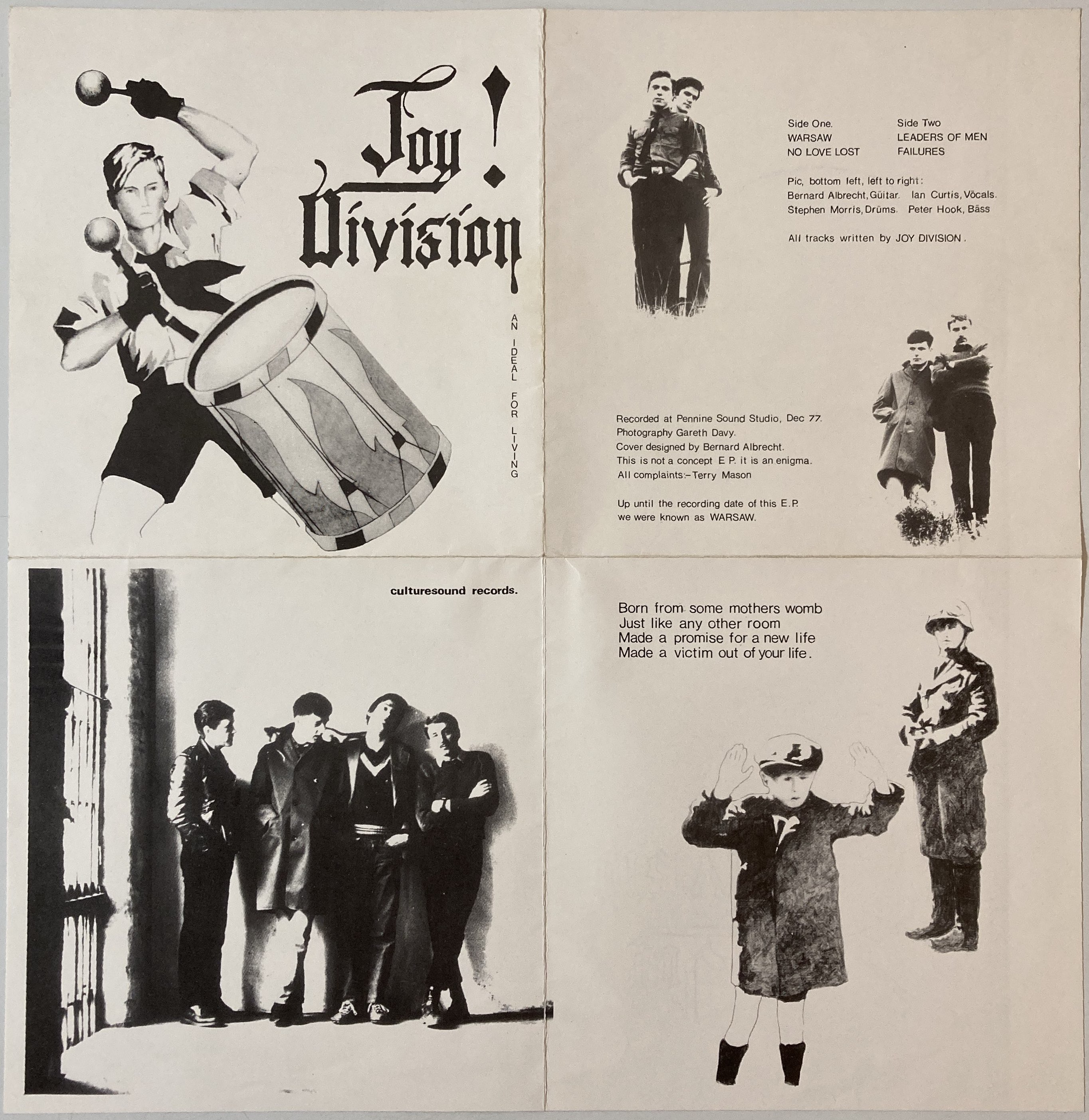 Lot 367 - JOY DIVISION - AN IDEAL FOR LIVING 7" EP