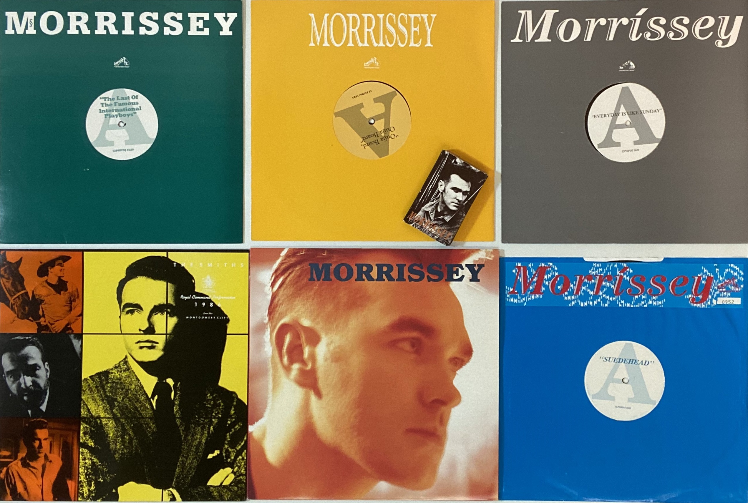 Lot 380 - MORRISSEY - 12" PROMOS/ CASSETTE RARITIES