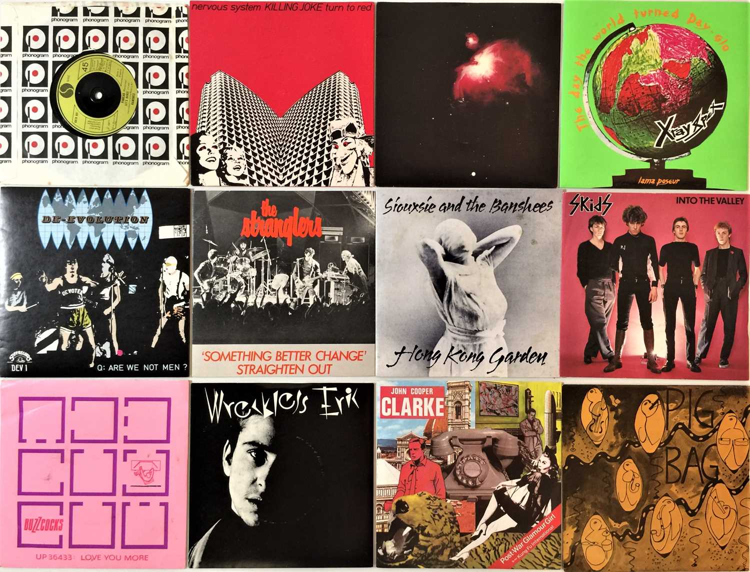 Lot 542 - CLASSIC PUNK & NEW WAVE - 7" COLLECTION
