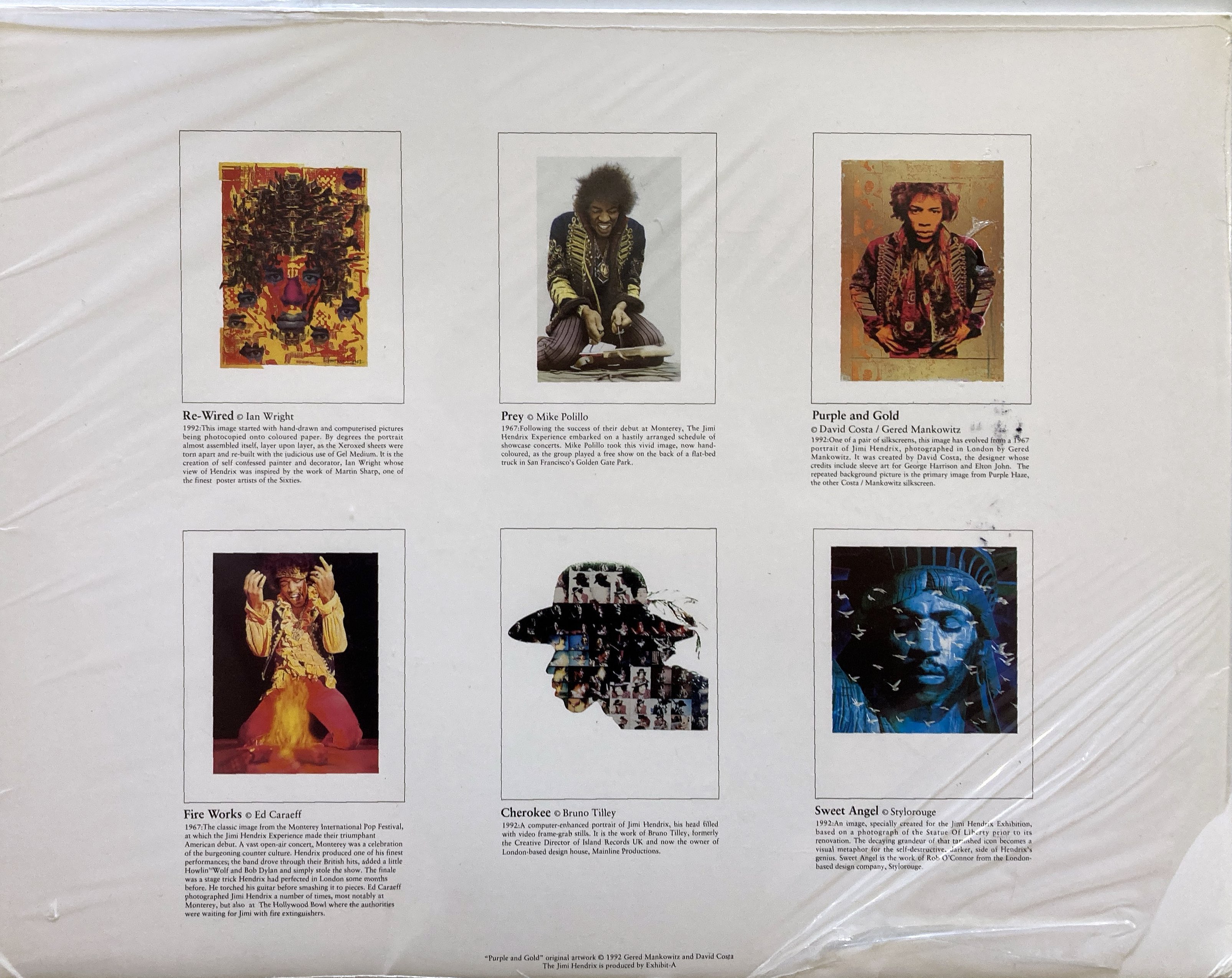 Lot 431 - JIMI HENDRIX EXHIBITION PORTFOLIO.