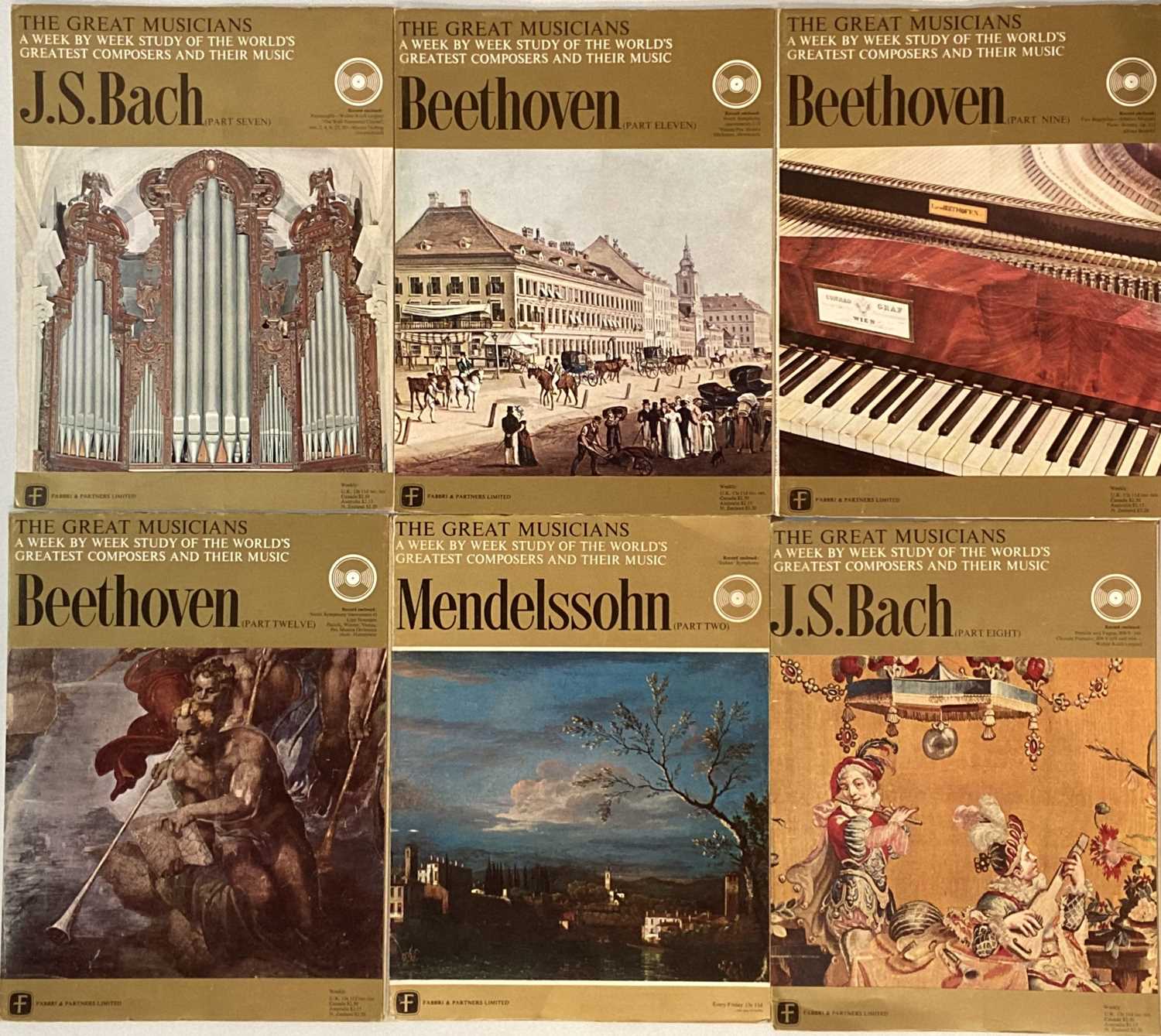 Lot 1096 - THE GREAT MUSICIANS (CLASSICAL) 10"