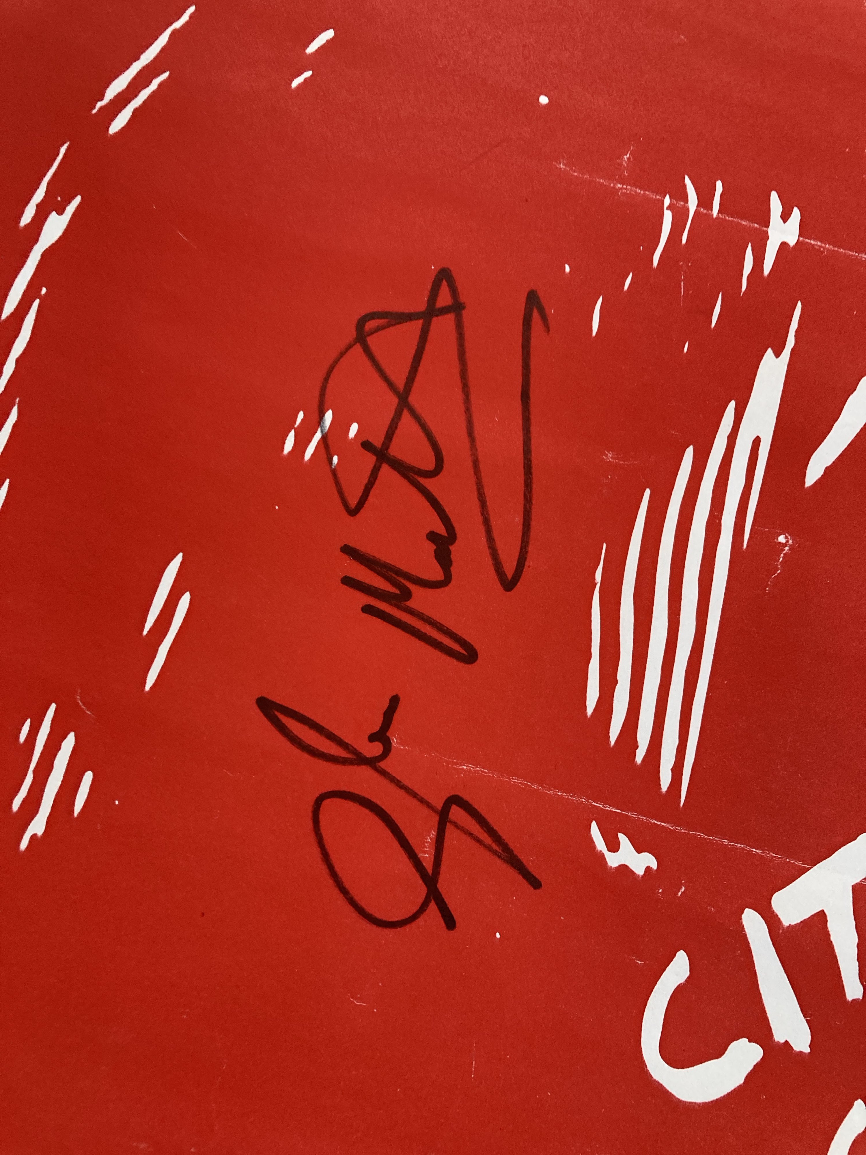 Lot 336 - SIGNED PUNK / POST PUNK POSTERS.