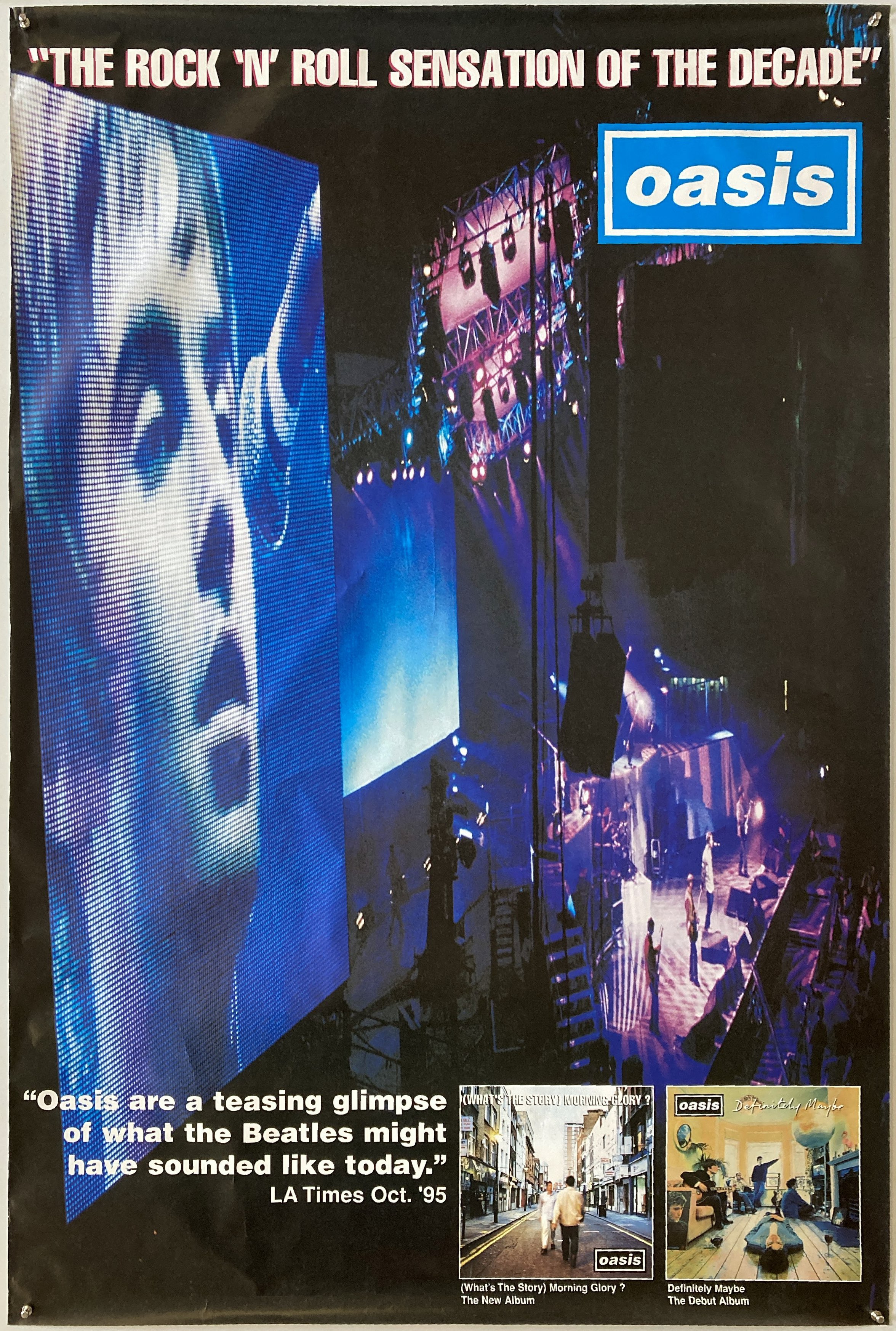 Lot 458 - OASIS WHAT'S THE STORY.. PROMOTIONAL