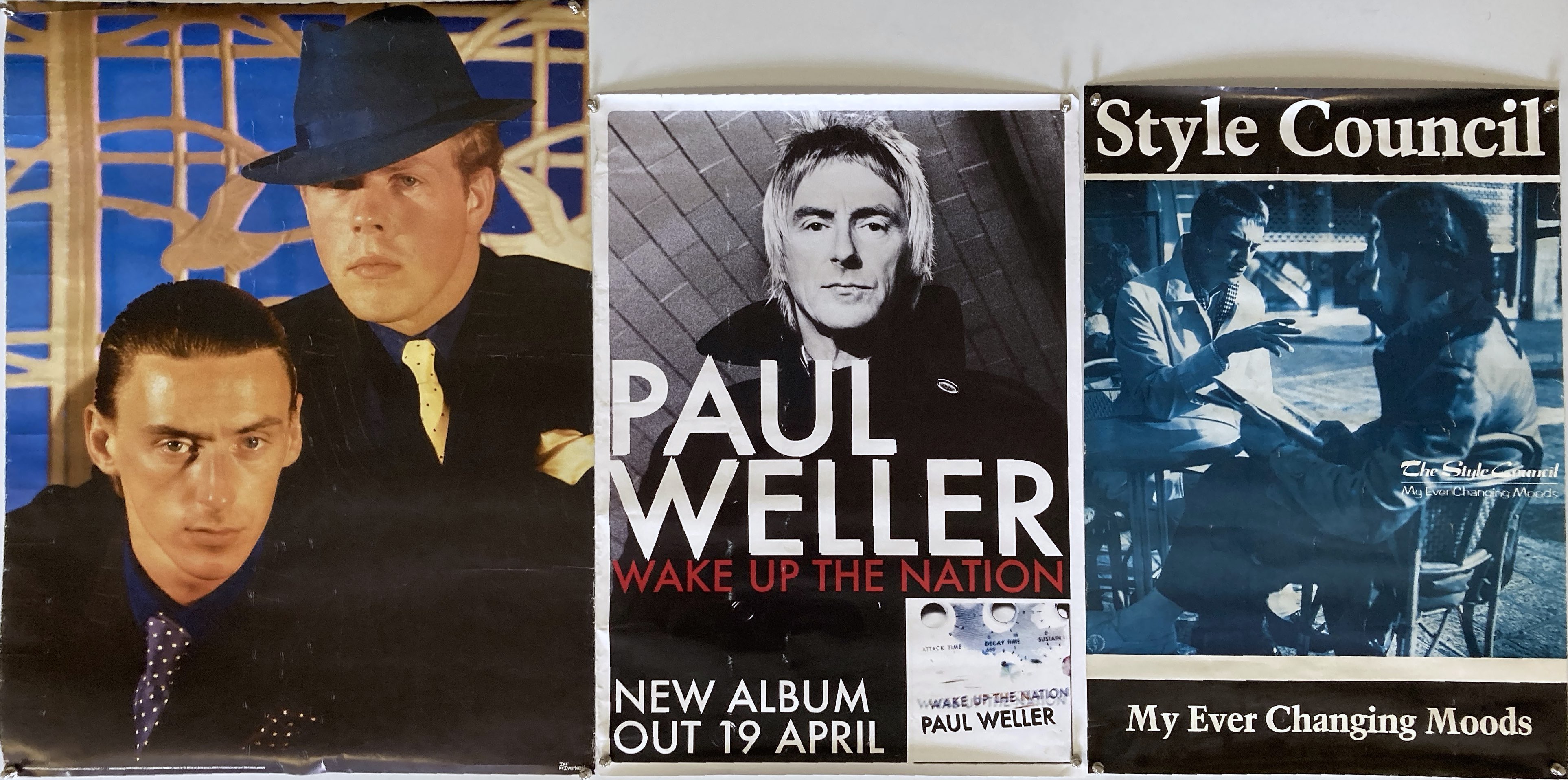 Lot 468 - PAUL WELLER/STYLE COUNCIL POSTERS.