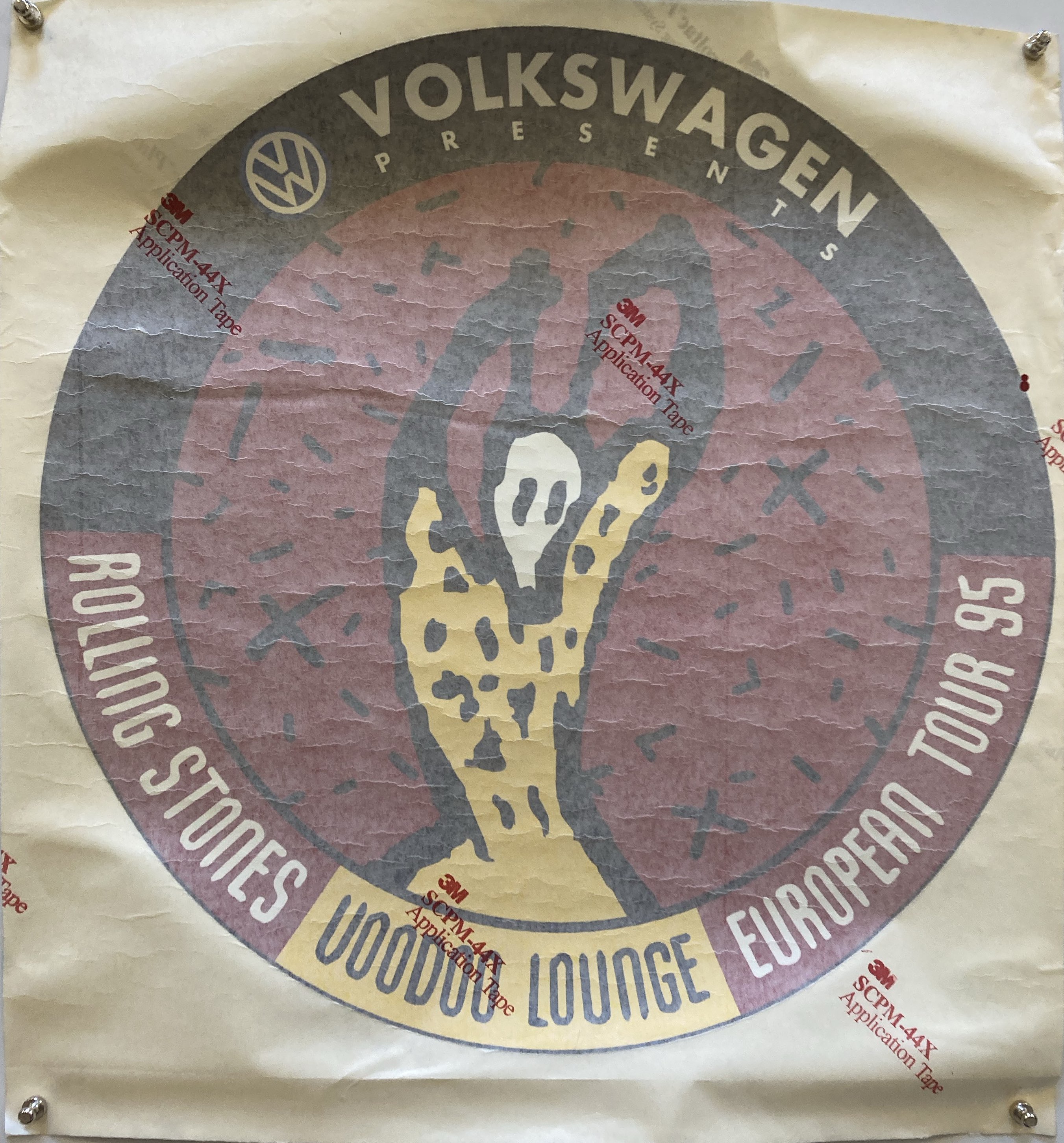 Lot 431 - ROLLING STONES VW WINDOW STICKERS AND