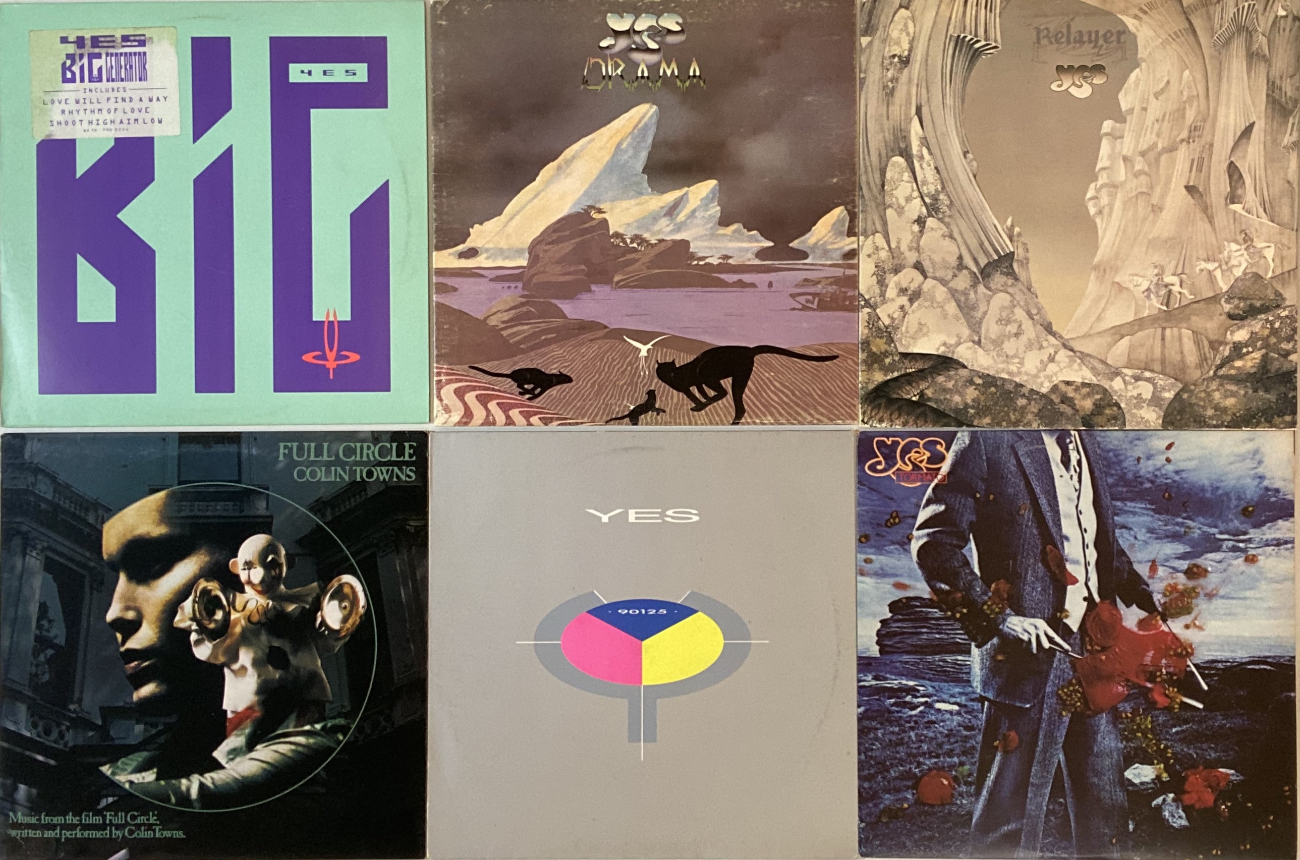 Lot 743 - HEAVY/ CLASSIC/ PROG - LPs