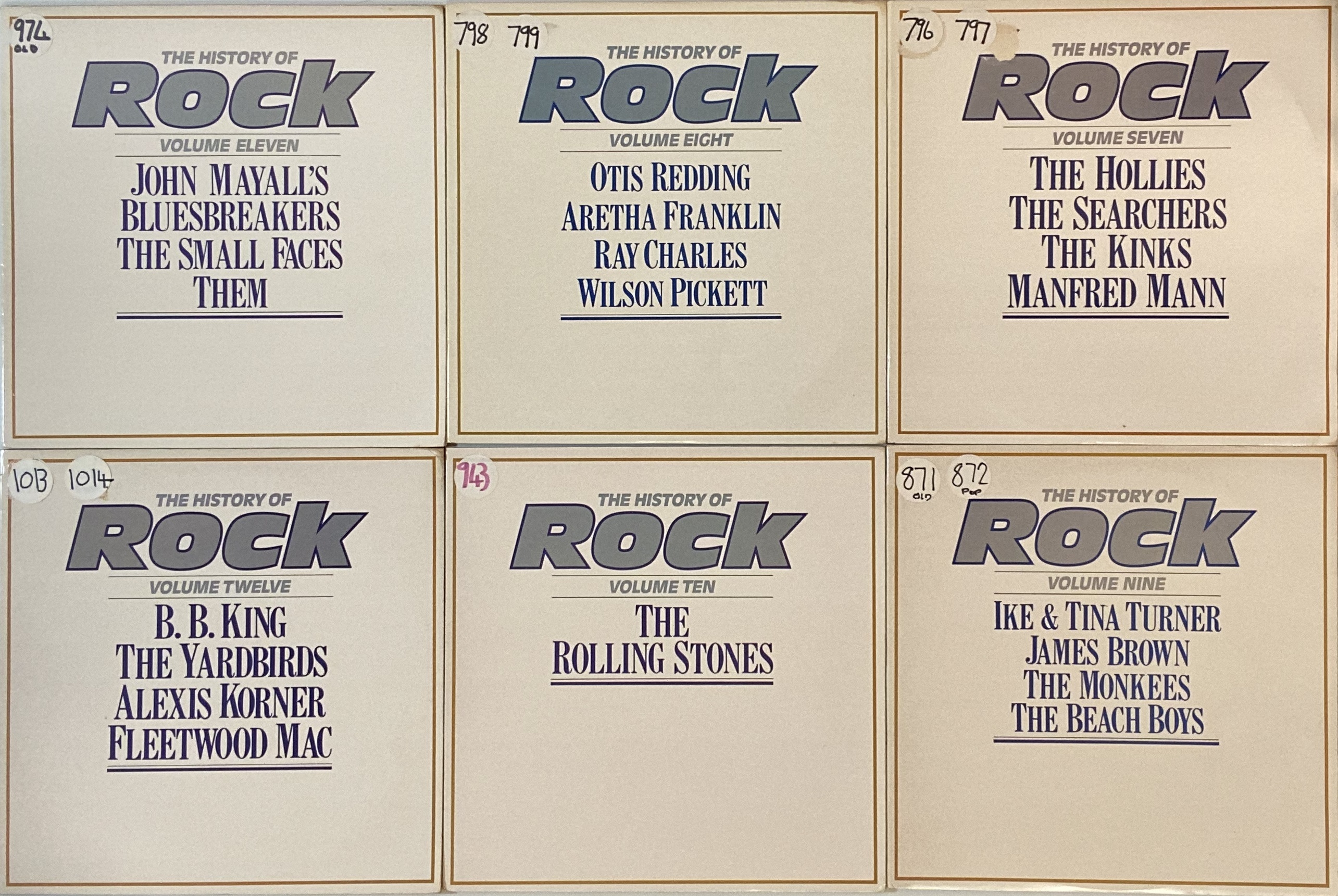 Lot 767 - THE HISTORY OF ROCK - LP SERIES.