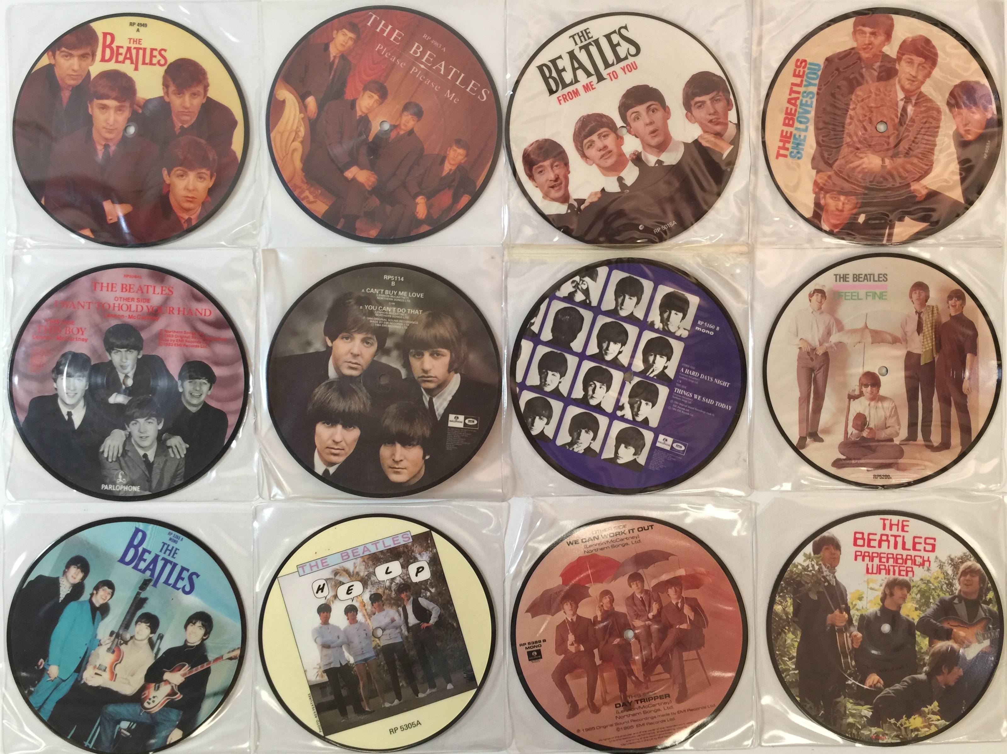 Lot 61 - THE BEATLES - COMPLETE 20TH ANNIVERSARY 7"