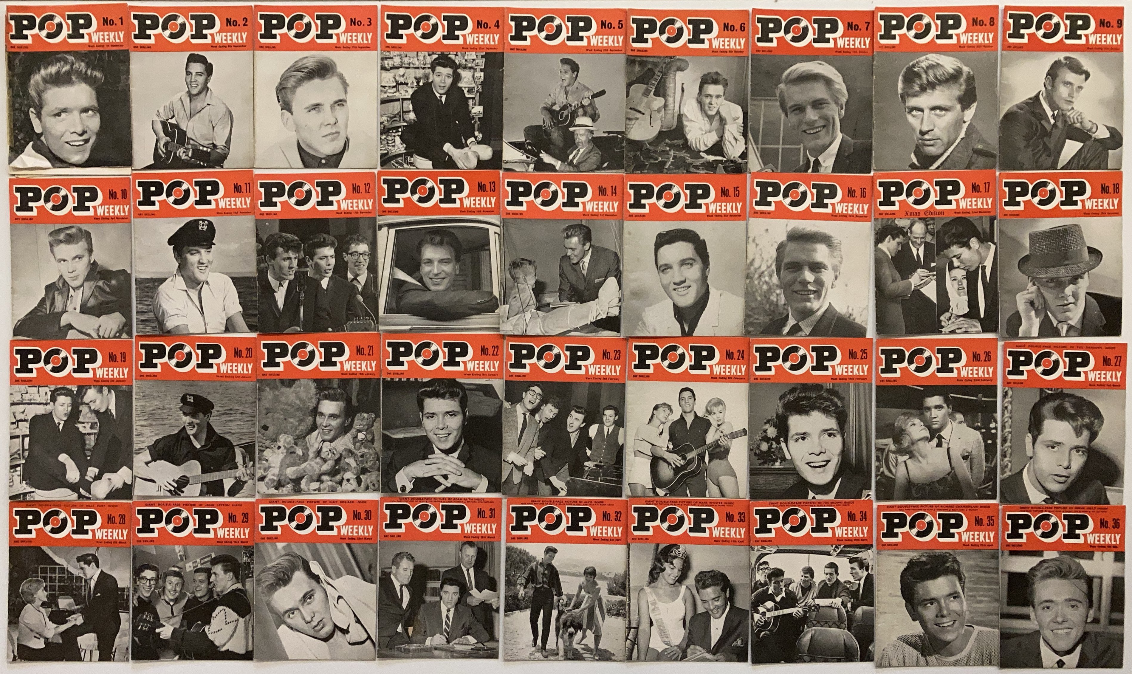 Lot 105 - POP WEEKLY MAGAZINES 1962 - 1963 - ISSUE 1