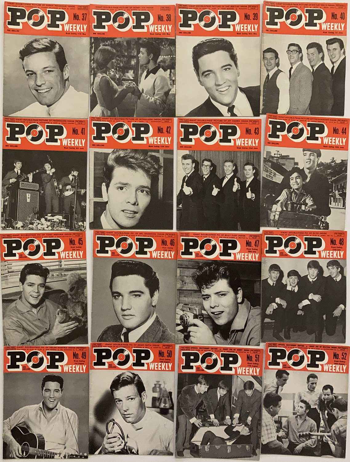 Lot 105 - POP WEEKLY MAGAZINES 1962 - 1963 - ISSUE 1
