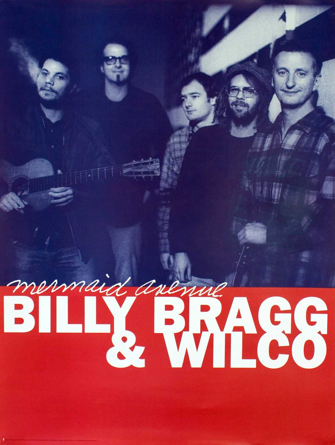 Lot 208 - BILLY BRAGG 1990S TOUR POSTERS