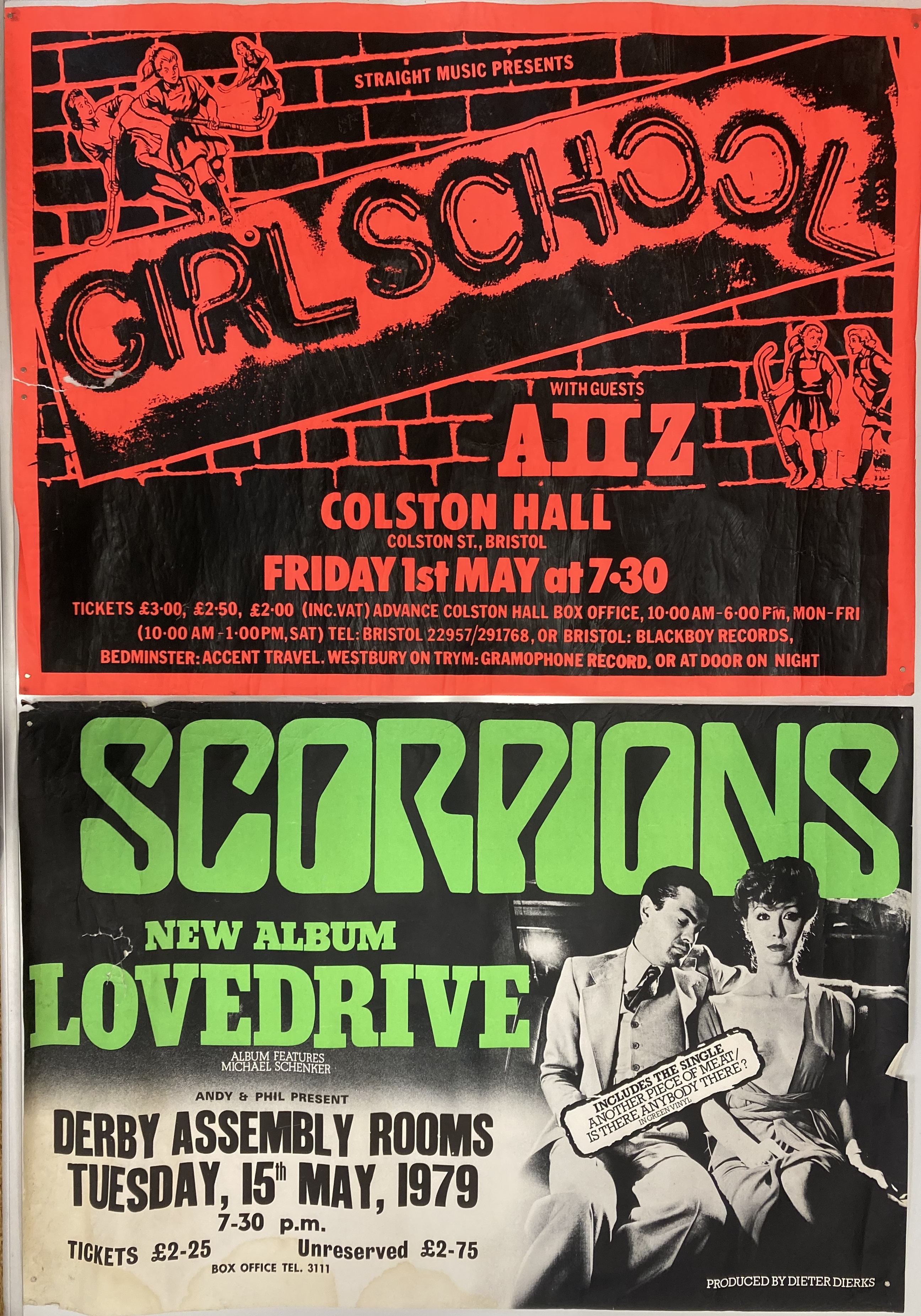 Lot 191 - 1980S CONCERT POSTERS