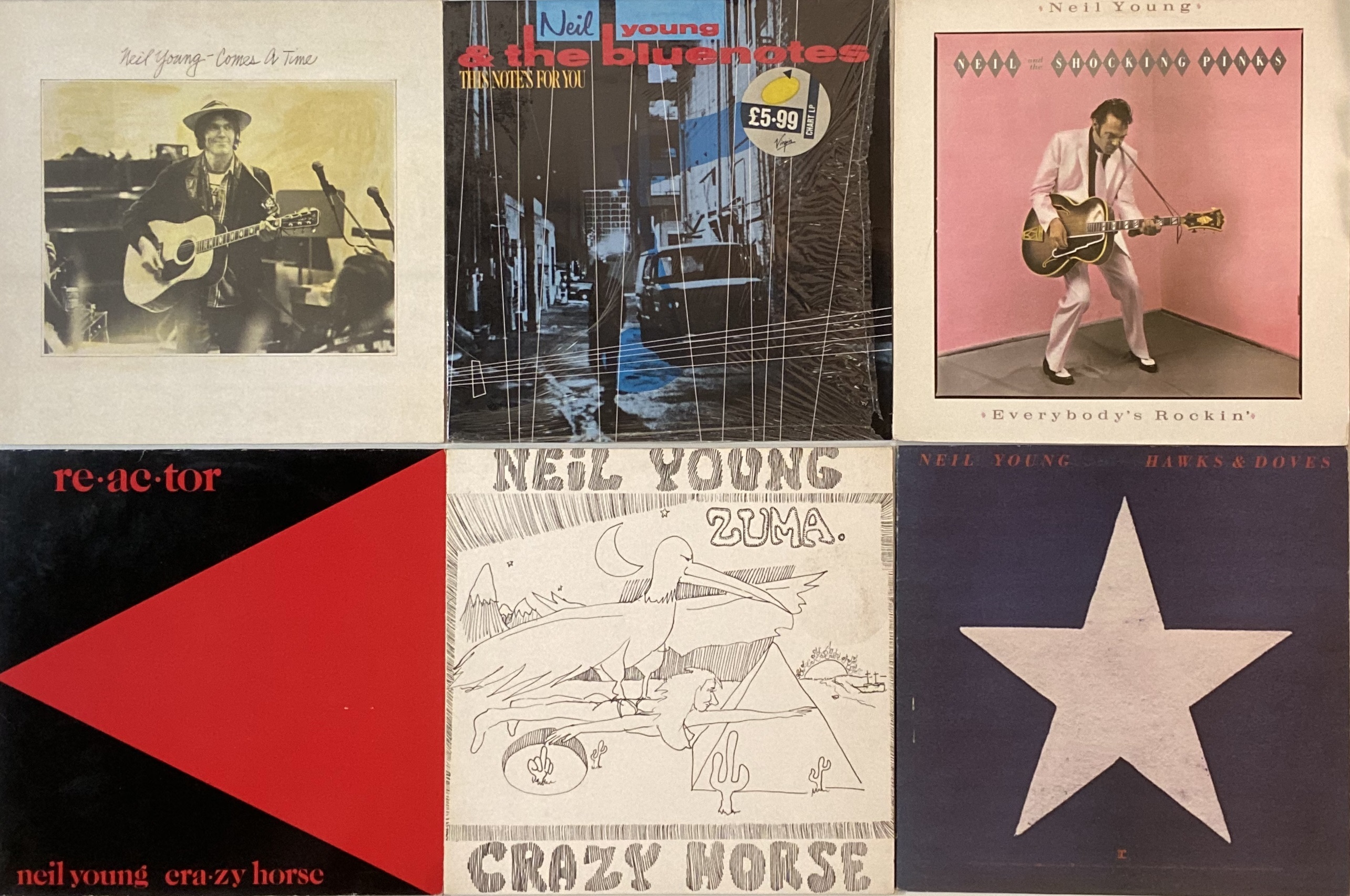 Lot 818 - NEIL YOUNG - LP PACK