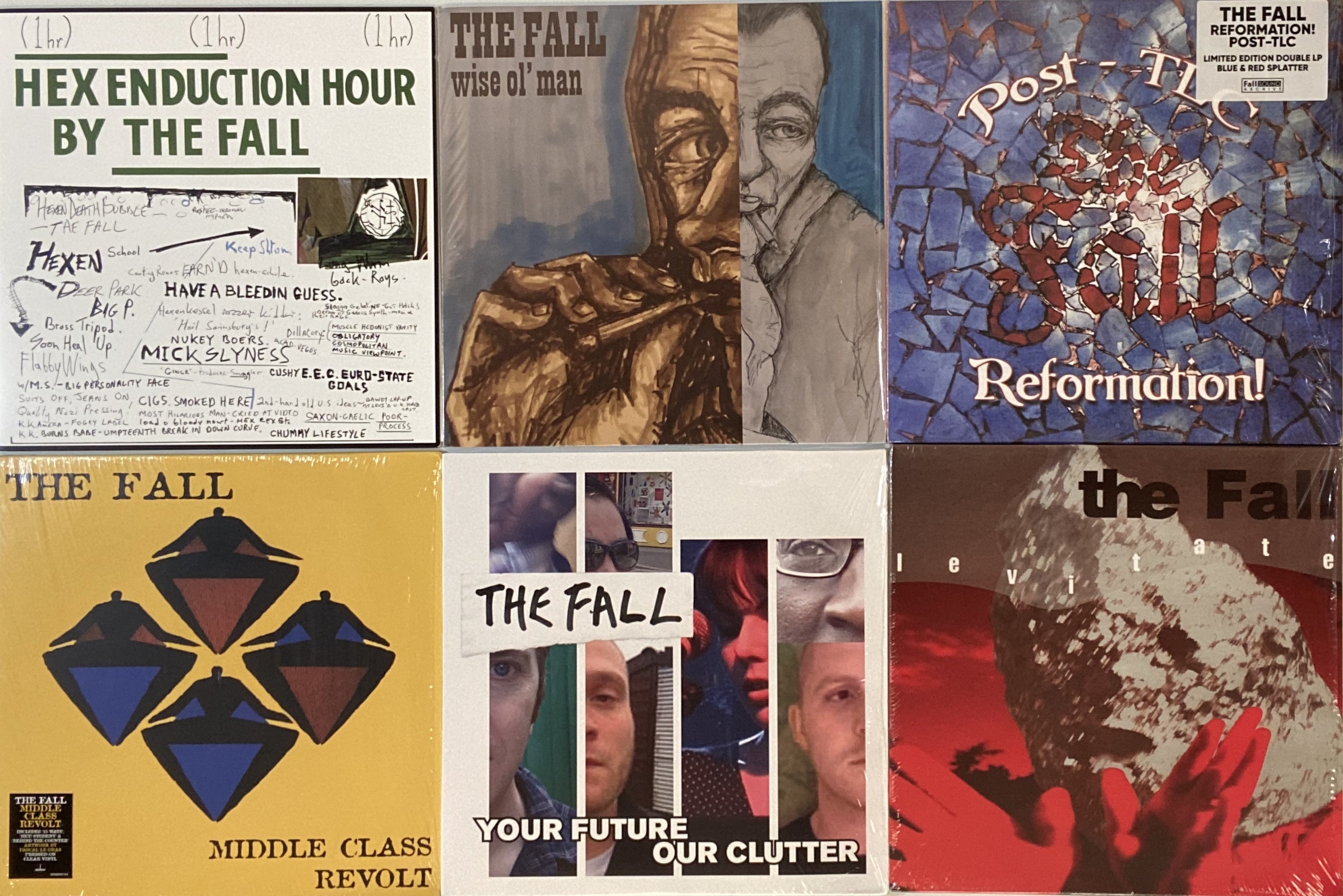 Lot 824 - THE FALL - LP REISSUES