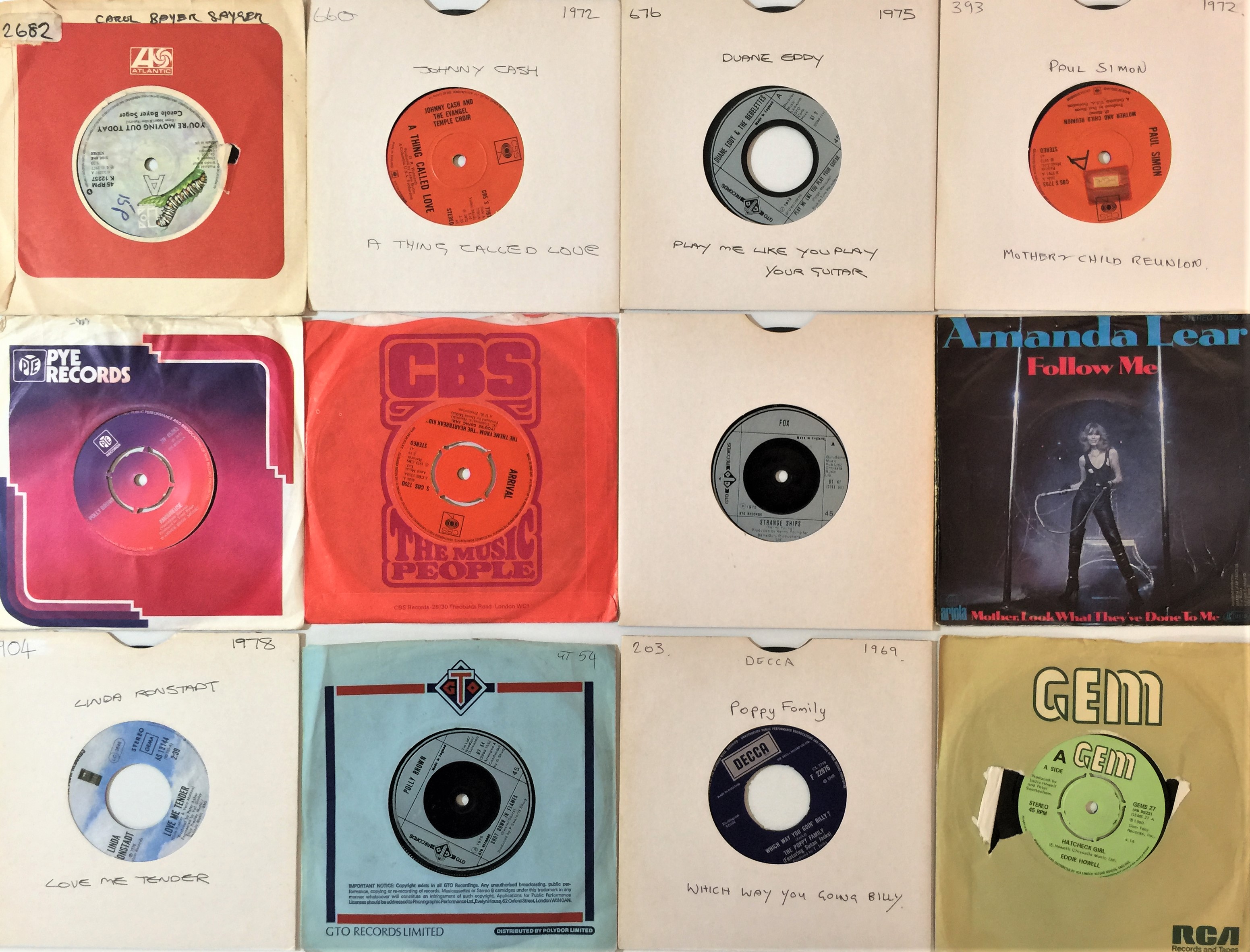 Lot 874 - 70s POP - 7" COLLECTION