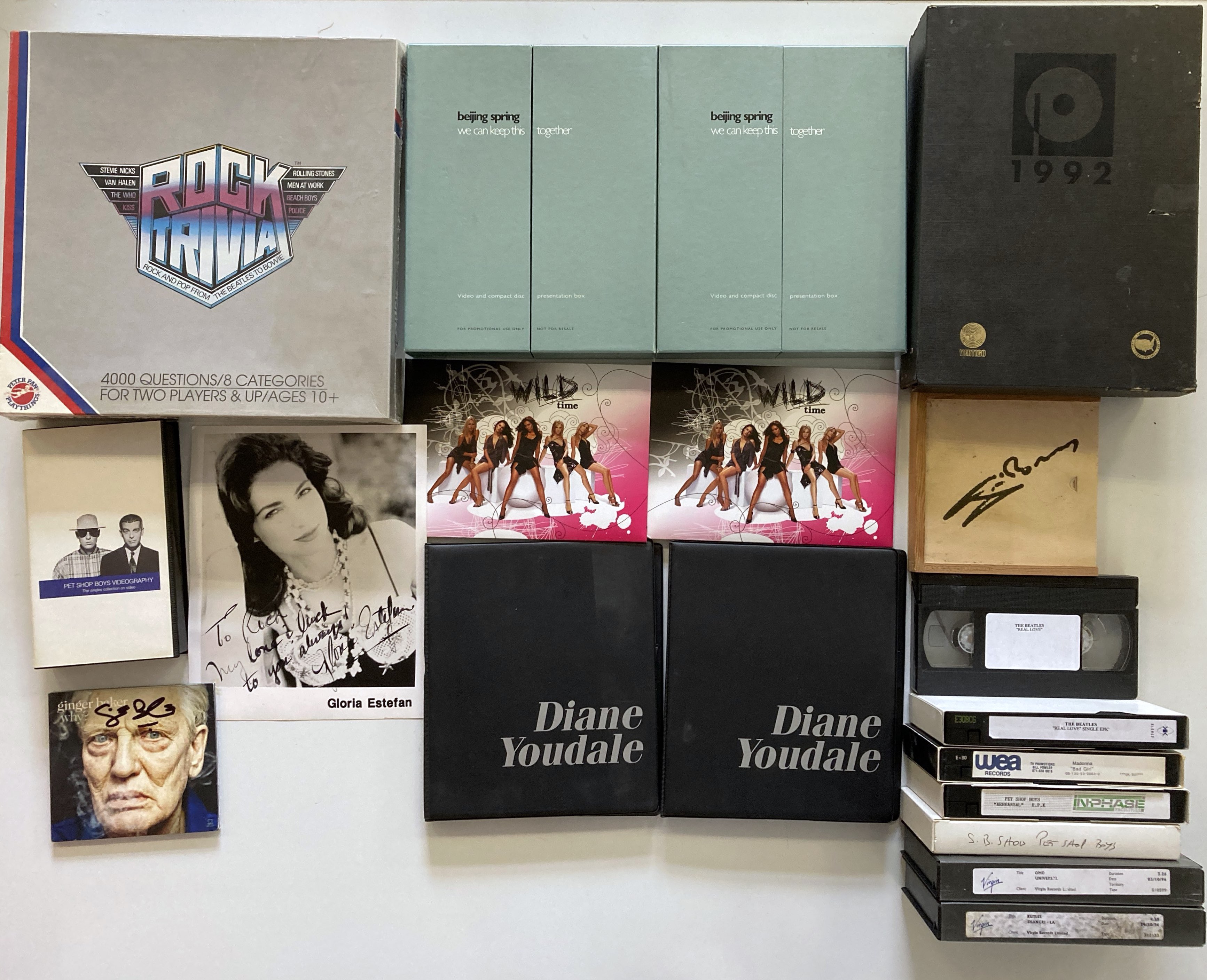 Lot 32 - PROMOTIONAL VHS / PROMOTIONAL AND SIGNED