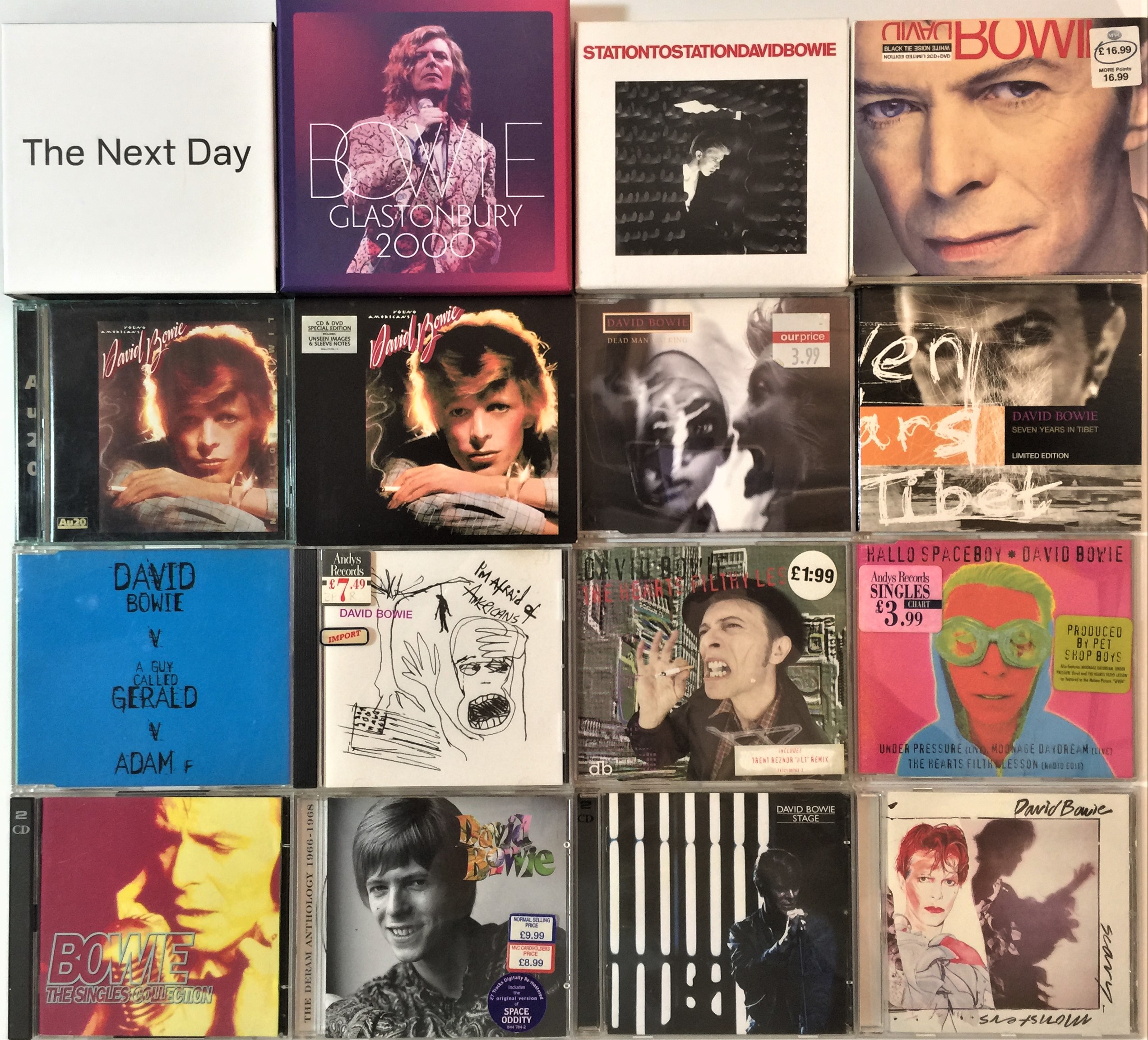 Lot 914 - DAVID BOWIE - CD COLLECTION PLUS LP/12"