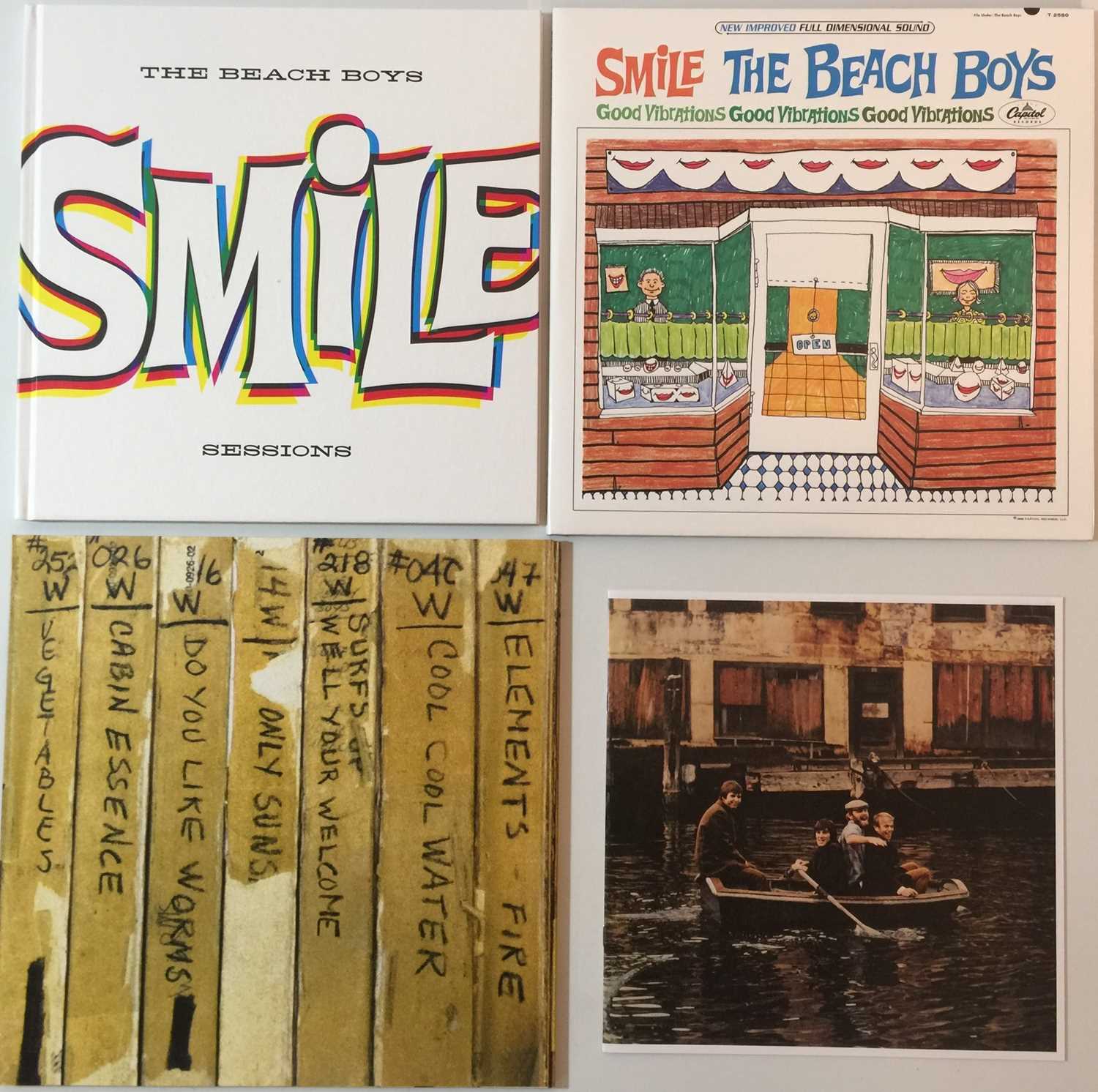 Lot 921 - THE BEACH BOYS - SMILE SESSIONS LP/7"/CD BOX