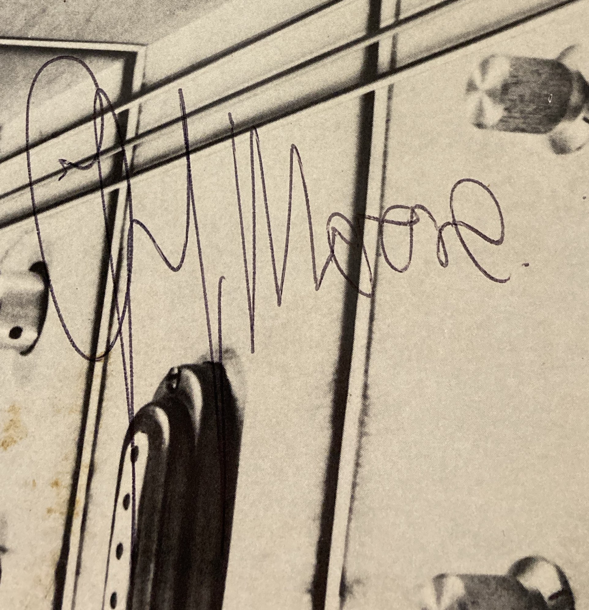 Lot 199 - GARY MOORE SIGNED LP.