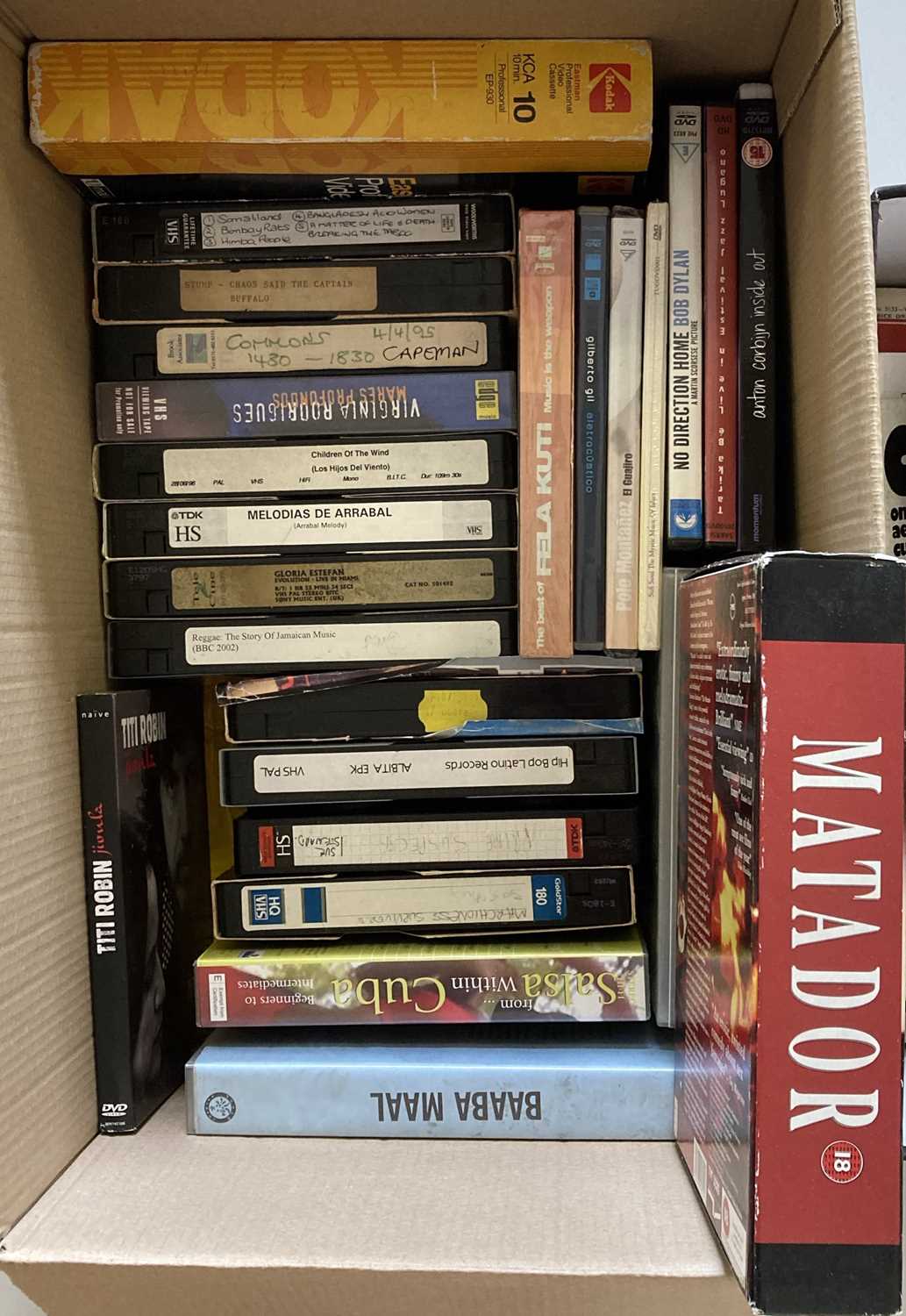 Lot 111 - MAGAZINE COLLECTION WITH VHS.