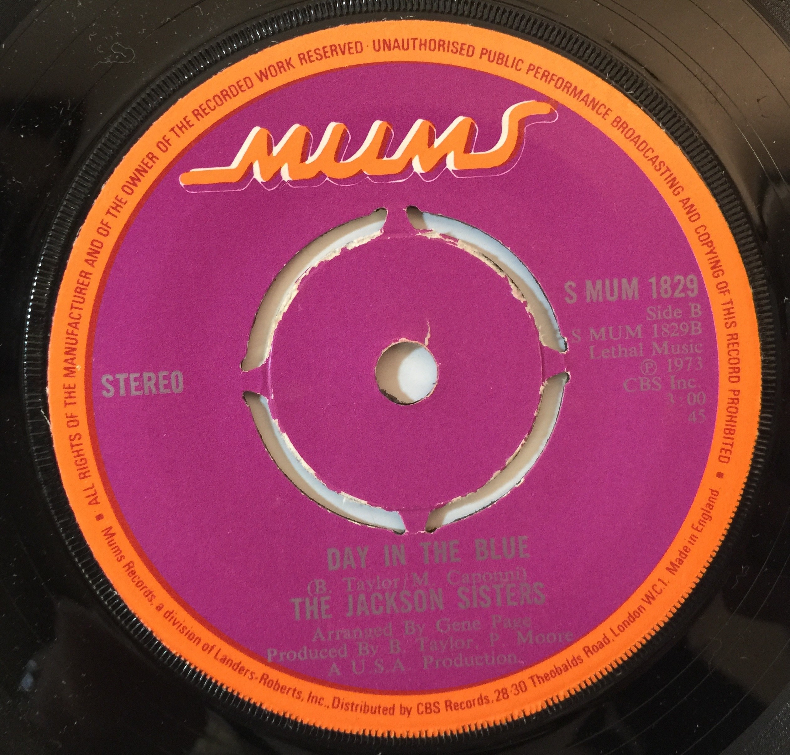 Lot 1003 - THE JACKSON SISTERS - I BELIEVE IN MIRACLES