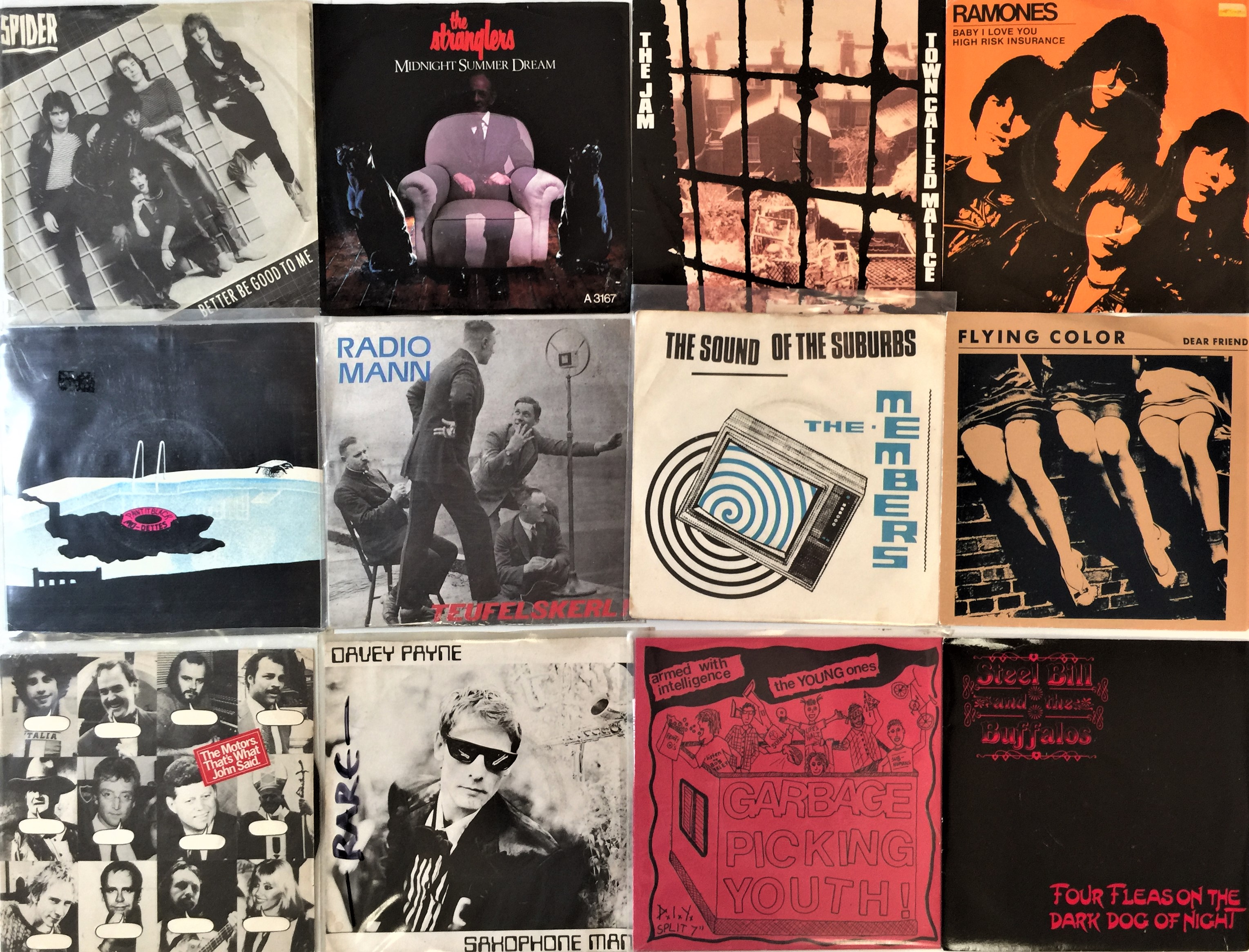 Lot 1022 - PUNK - 7" COLLECTION (1976/1982)