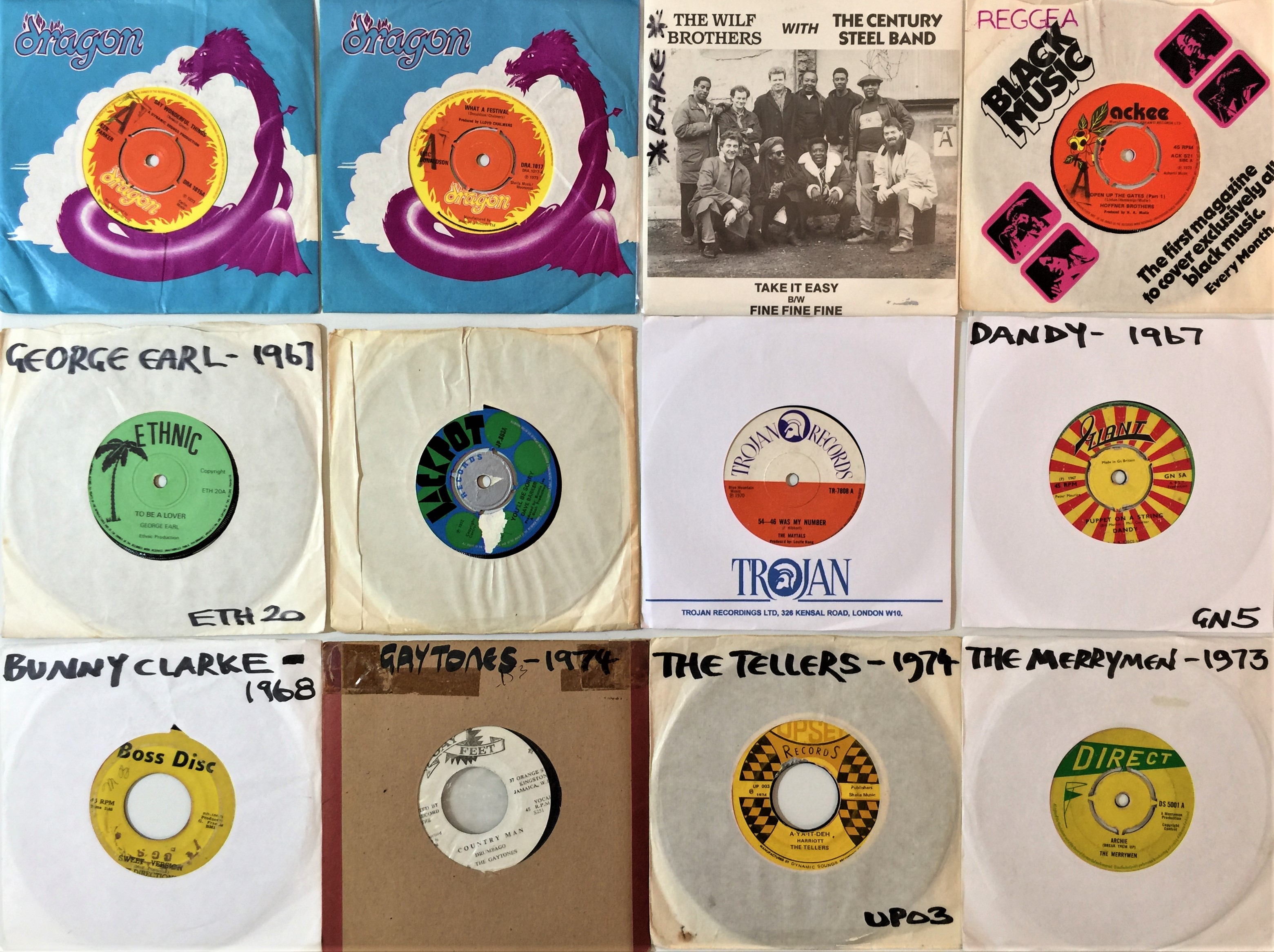 Lot 1023 - REGGAE 7" (1960 - 1982 - LARGE COLLECTION)