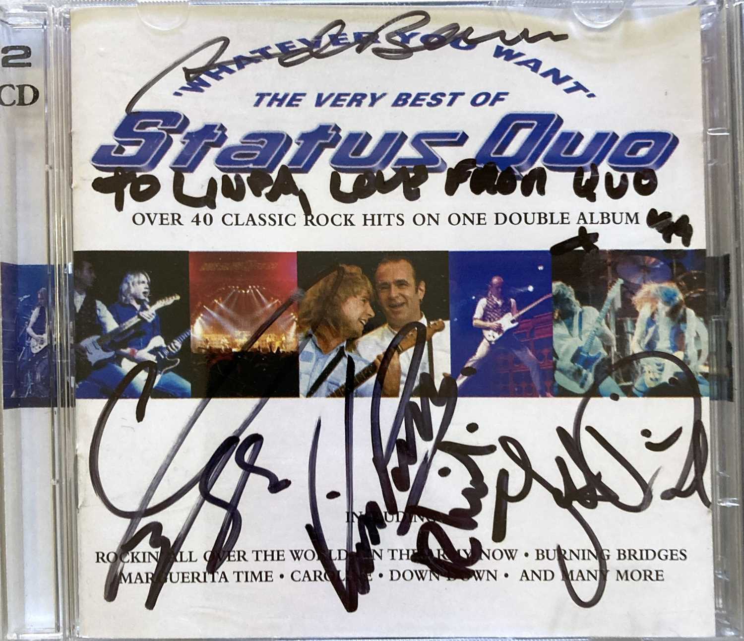 Lot 232 - STATUS QUO FULLY SIGNED CDS.