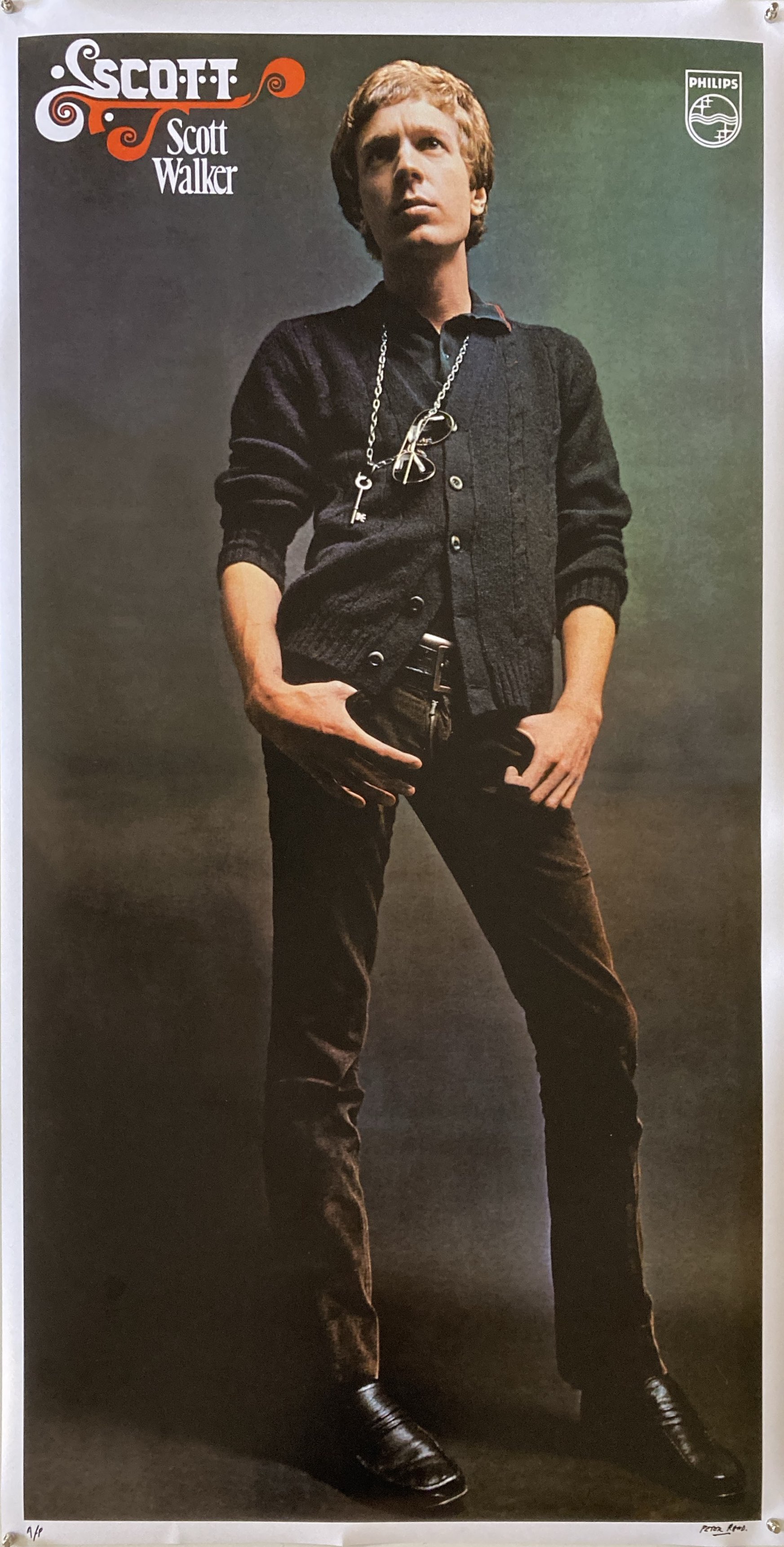 Lot 210 - PETER RAND SIGNED SCOTT WALKER PHOTOGRAPH.